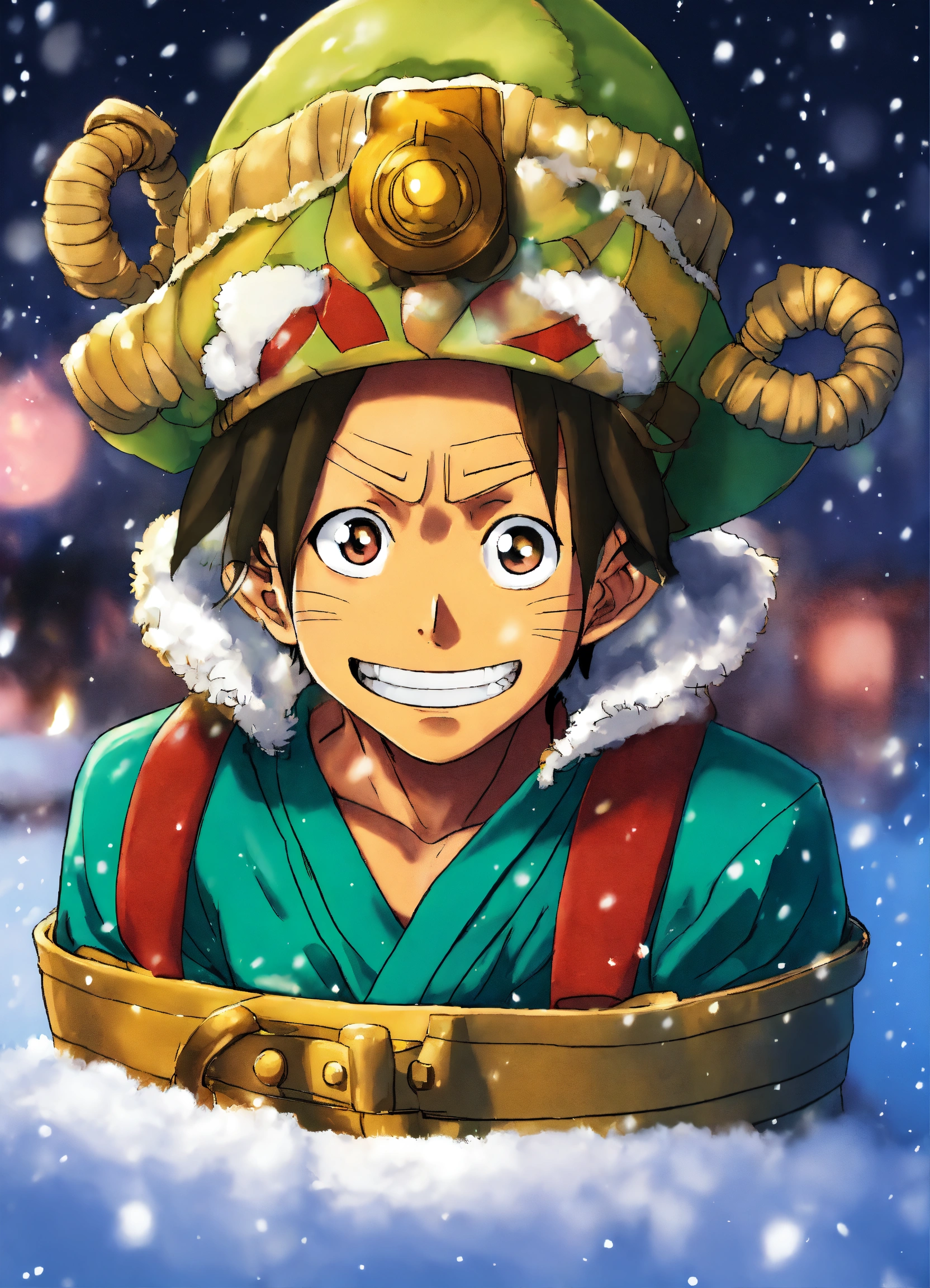 Lexica - Usopp, One Piece Anime, children's book illustration style ...