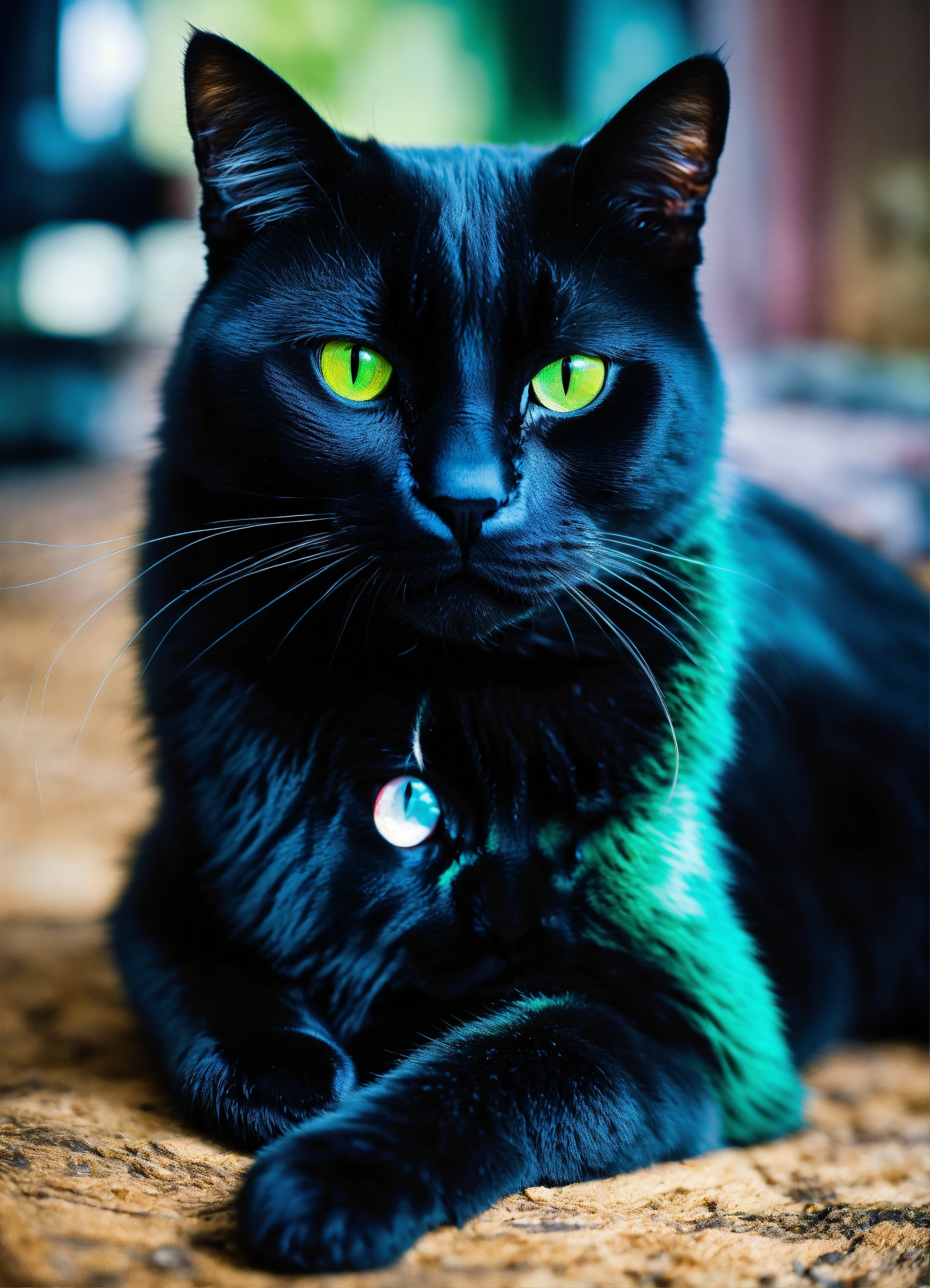 Lexica - Black cat, Normal size. It's a mage's pet. He has ...