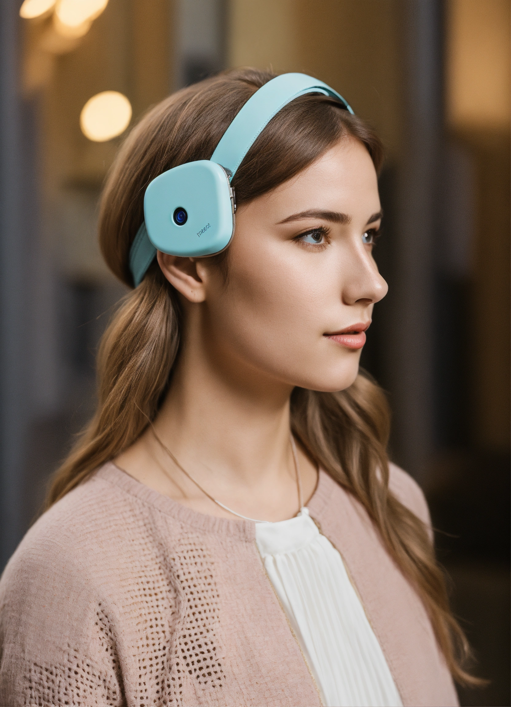 Lexica - Smart elegant small headband on visually impaired individual ...
