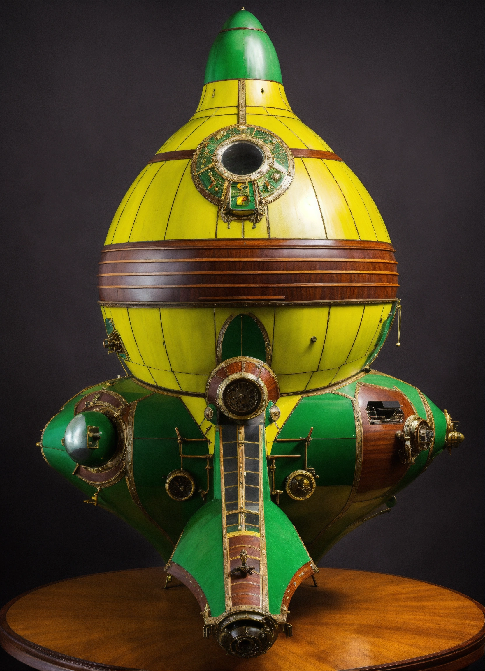 Lexica - A classic space ship crafted with mahogany, that is a time ...