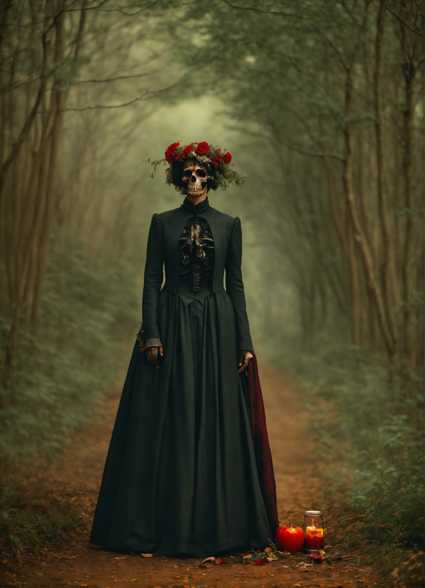 Lexica - A masterpiece photograph stunningly beautiful yet macabre.