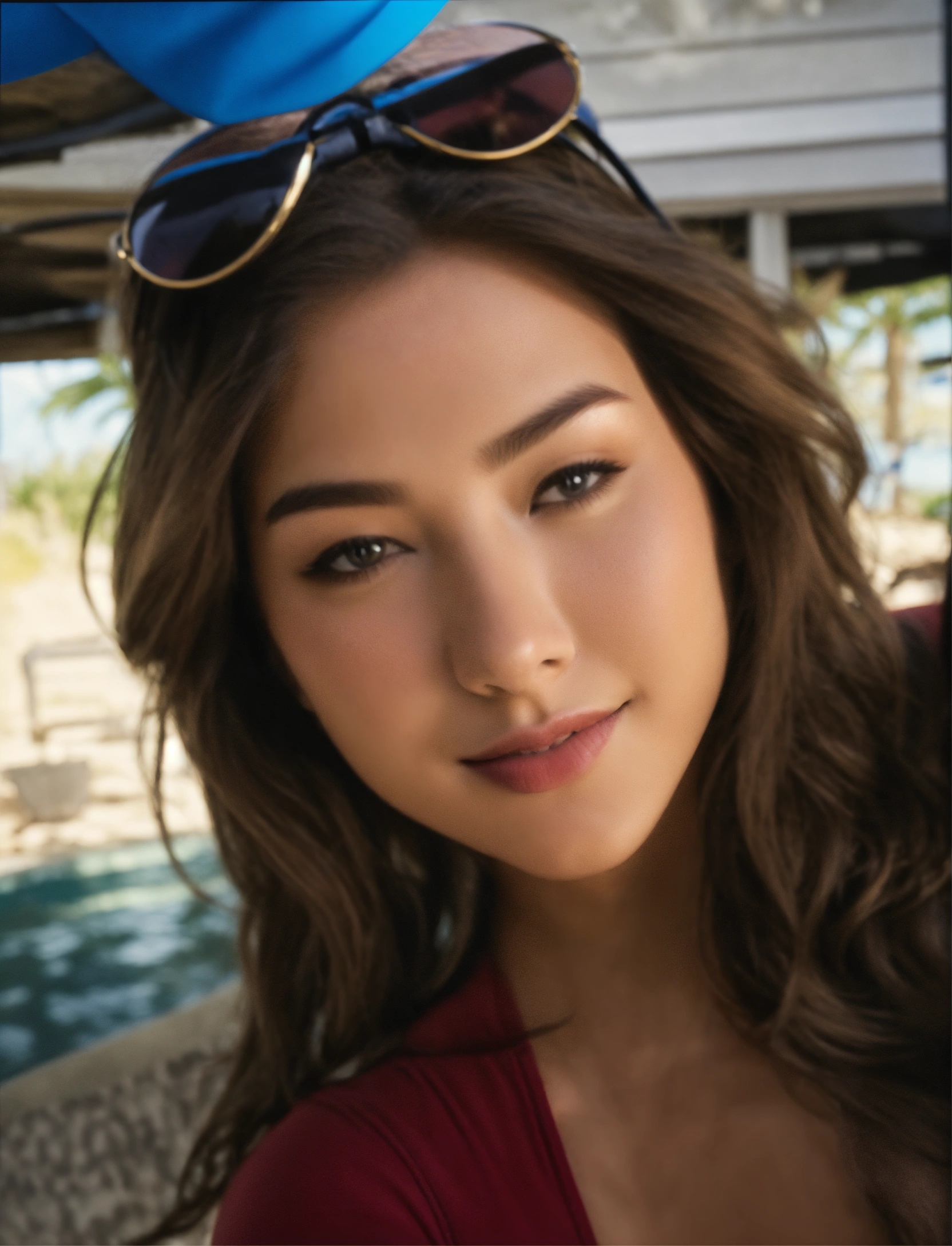 Lexica - Medium bust. Round rear end. Swimsuit