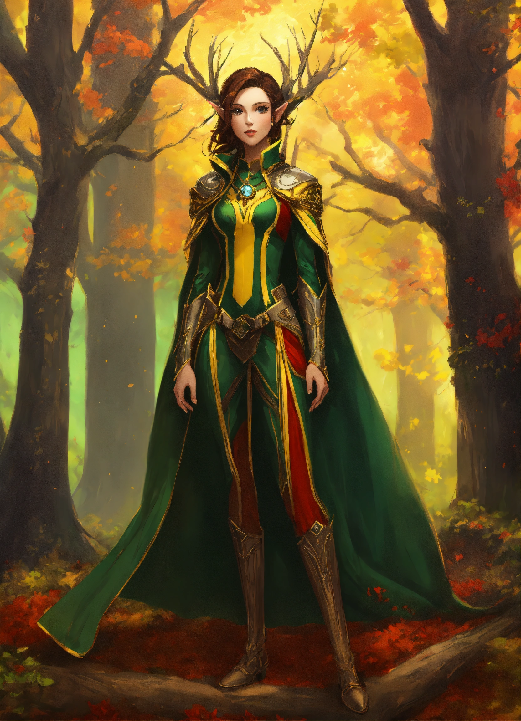 Lexica - Full body drawing of a sci fi high elf, royalty, princess ...
