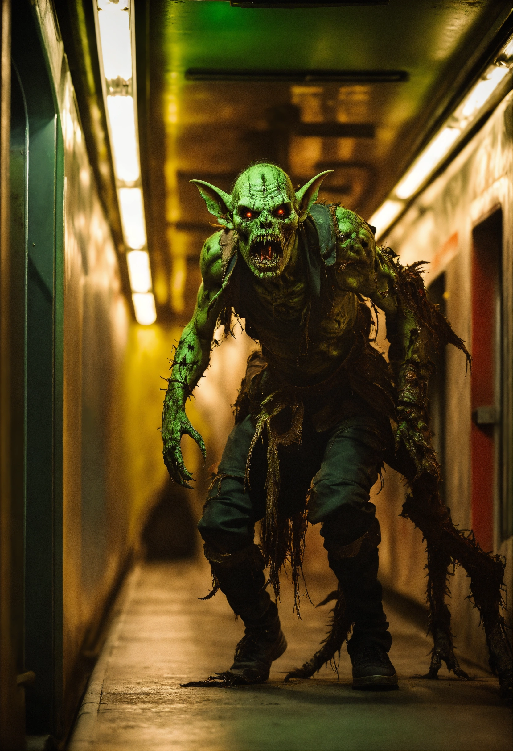 Lexica - An UNDEAD GHOUL With man-like goblin creatures crawling ...