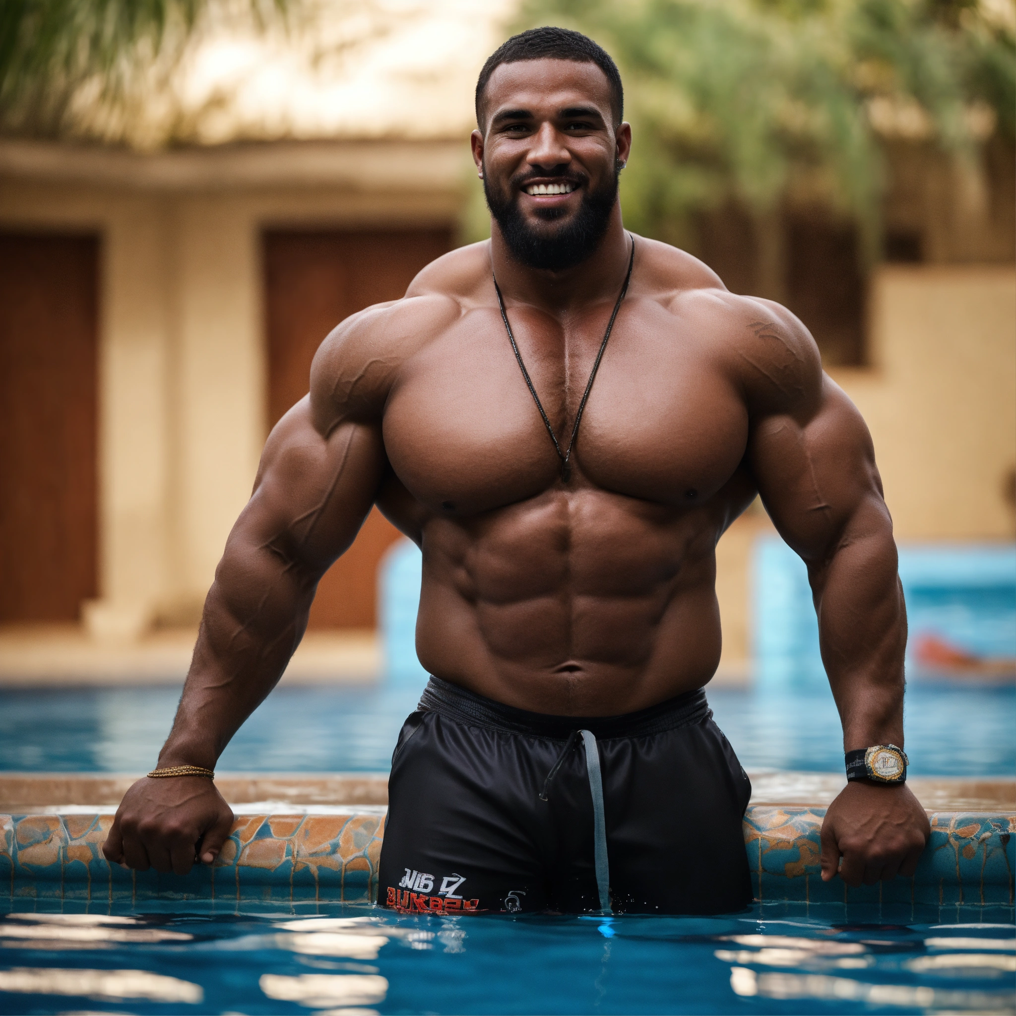 Lexica - 30-year-old man with big muscles, big bodybuilder, body like a ...