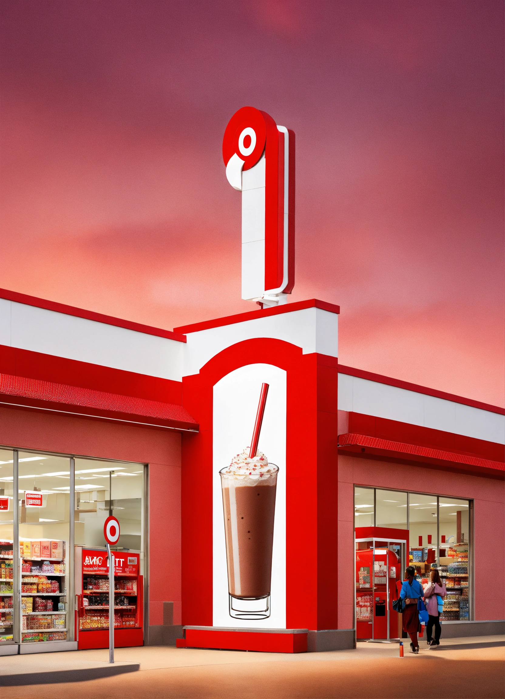 Lexica - Target store as a milkshake drink