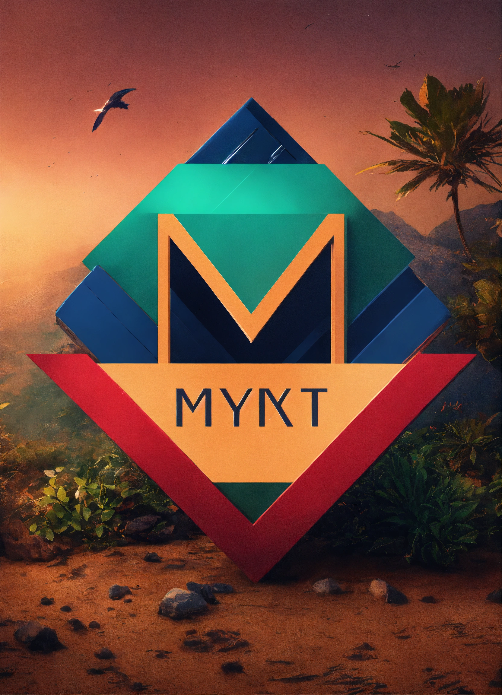 Lexica - A logo for a brand called Myxnt