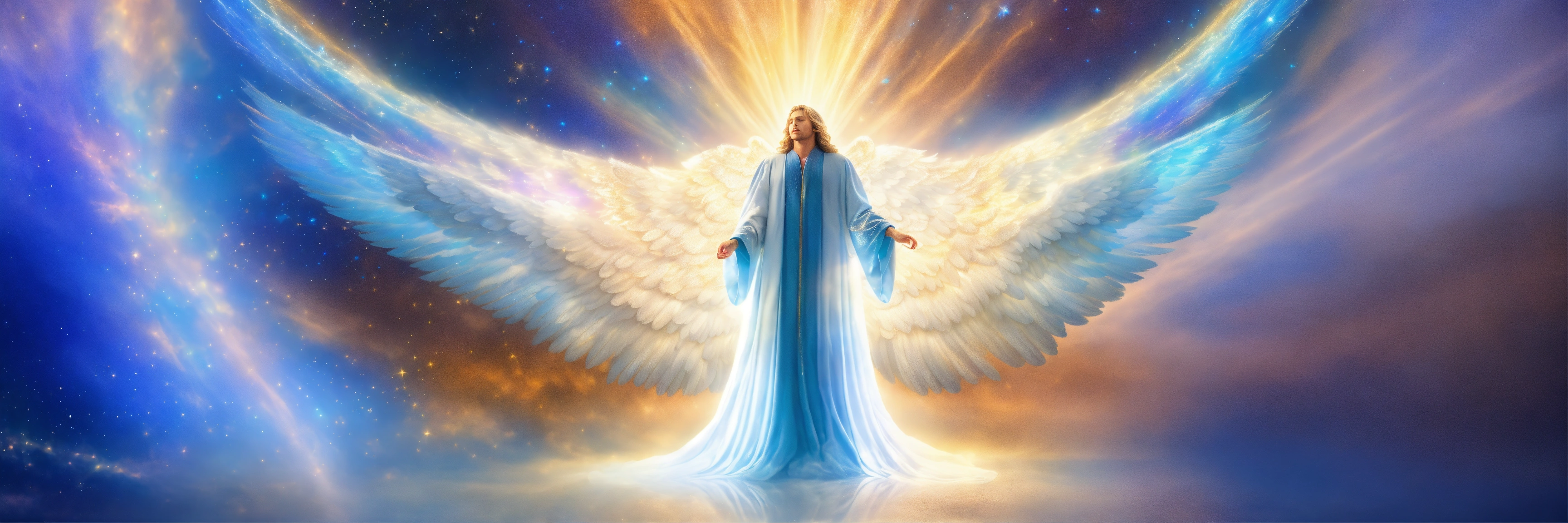 Lexica - Angel moving up beautiful uplifting spiritual visionary scene ...