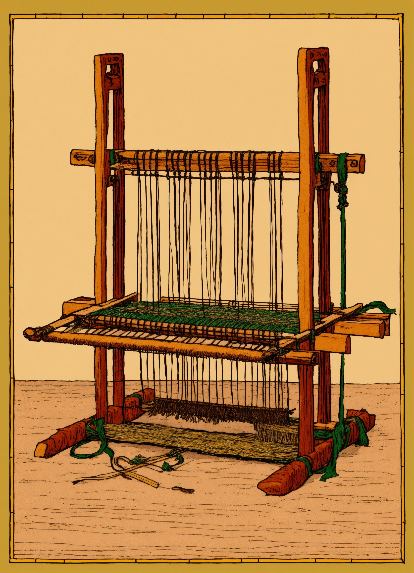 Lexica - Anglo saxon weaving loom