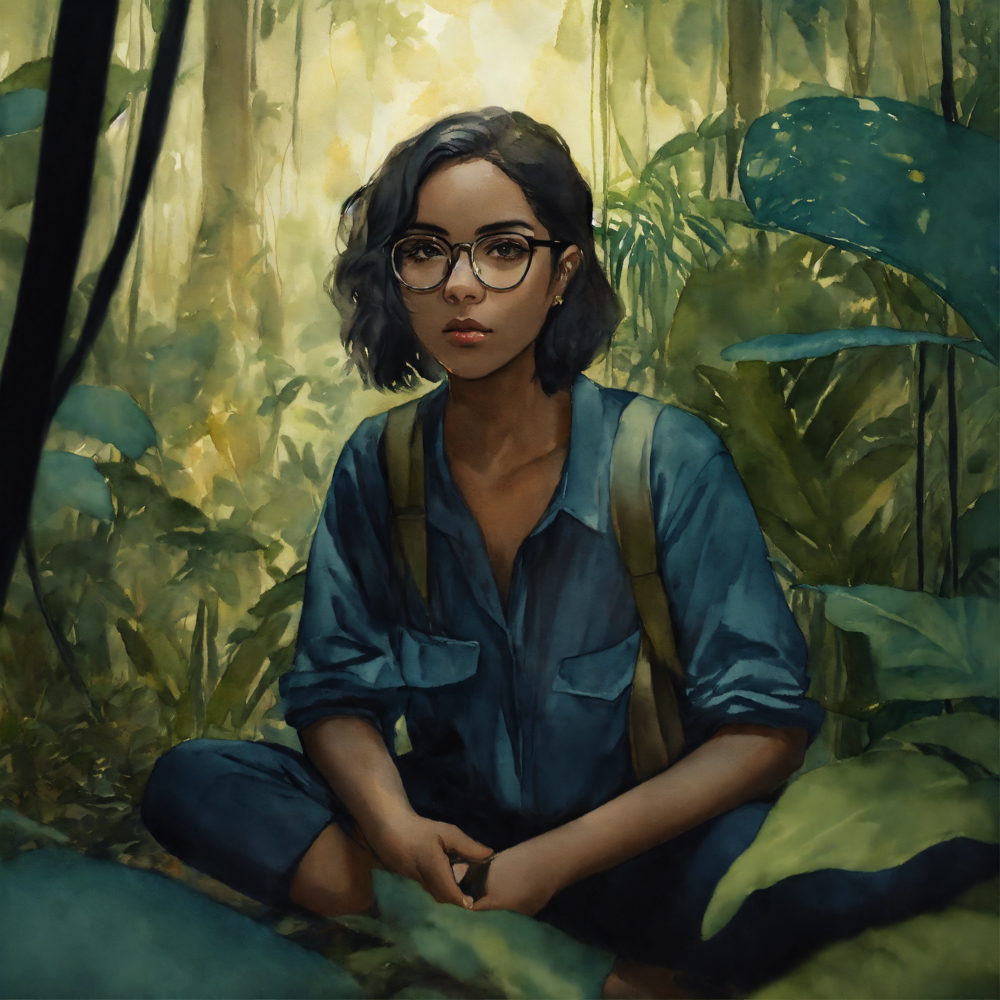 Lexica - Full body Illustration of a woman, young, 18 years old ...