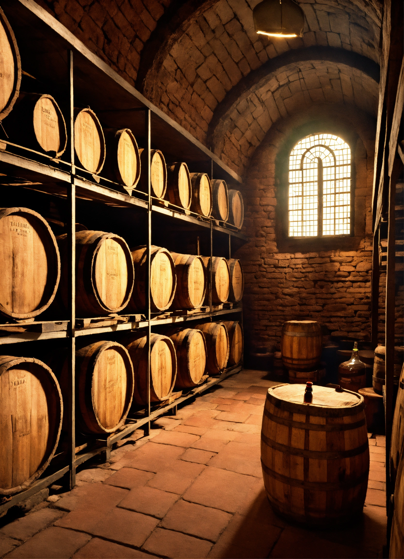 Lexica - Rum bottles cellar, 8k