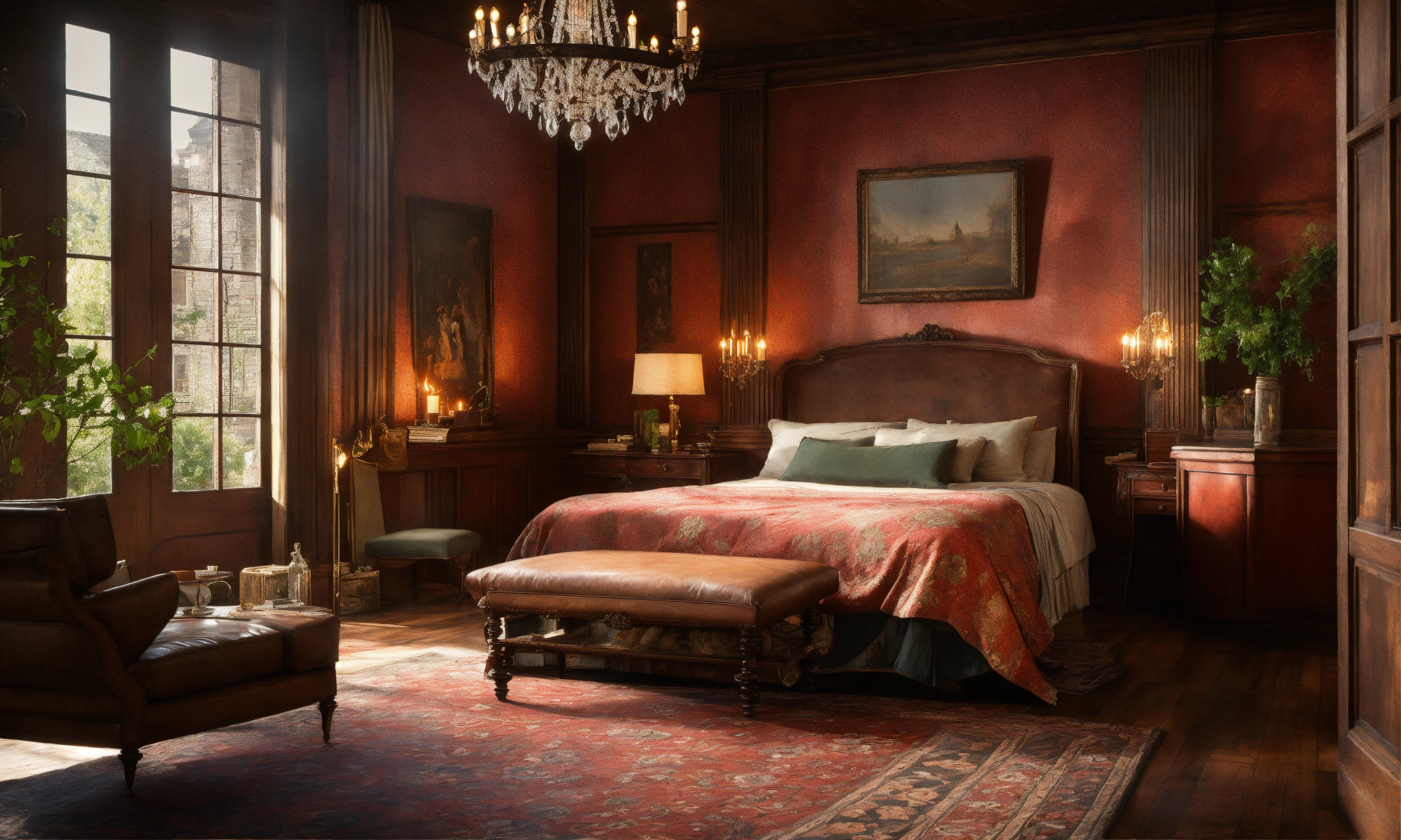 Lexica - Concept art of huge master bedroom, new Orleans, the originals ...