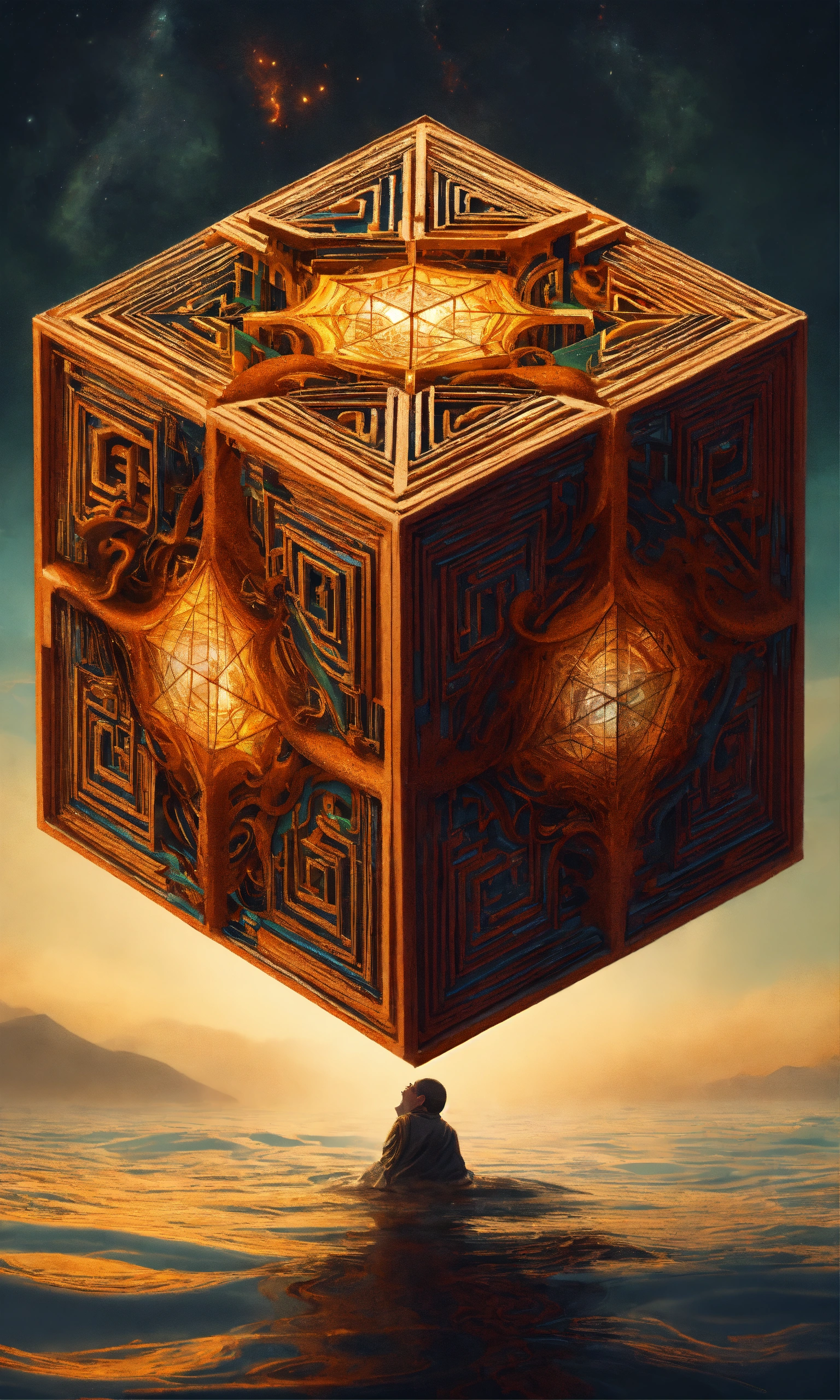 Lexica - Taoist monk octopus tesseract body fractal three point ...