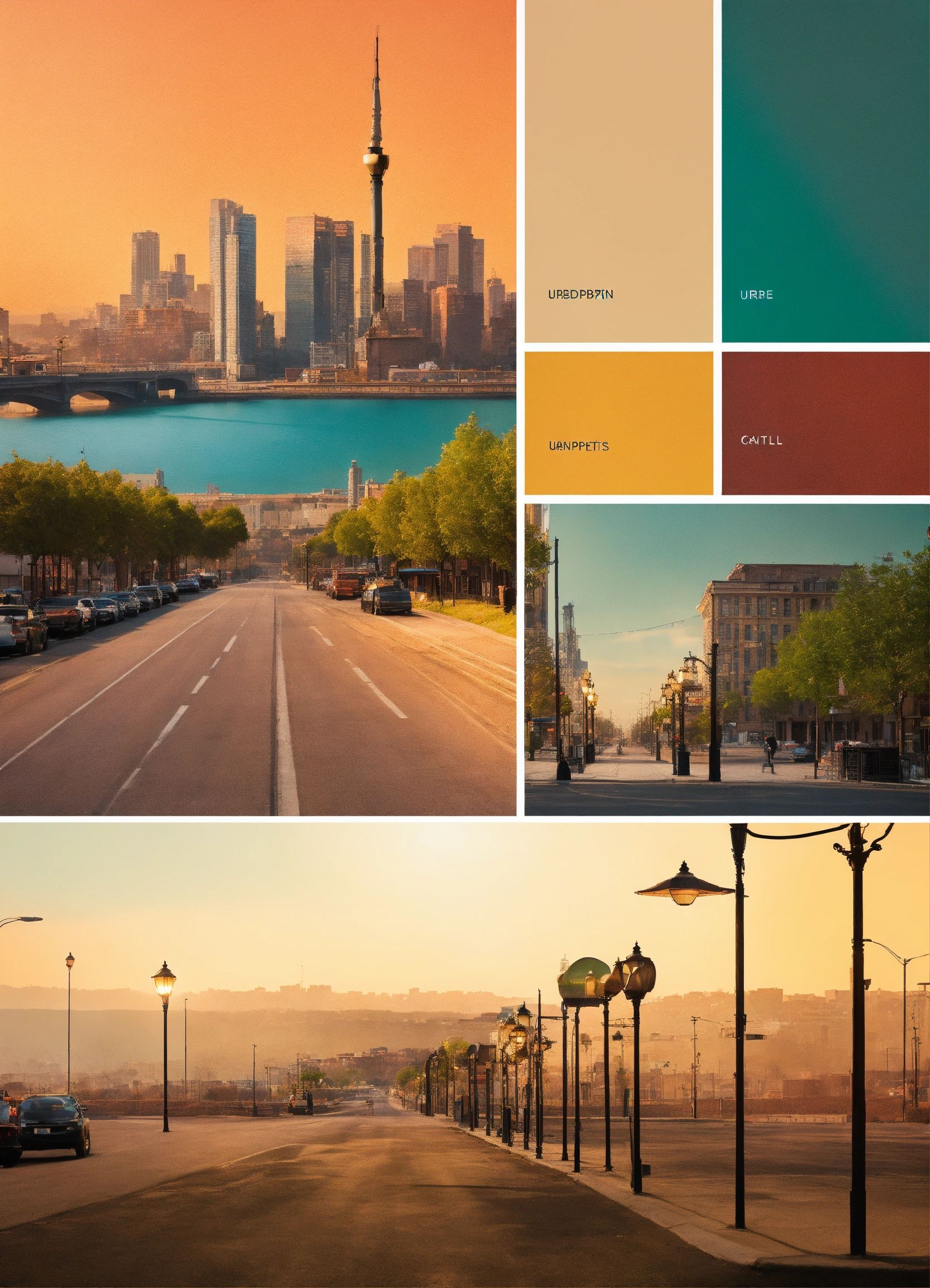 Lexica - Color palette inspired by urban landscapes and earthy tones ...