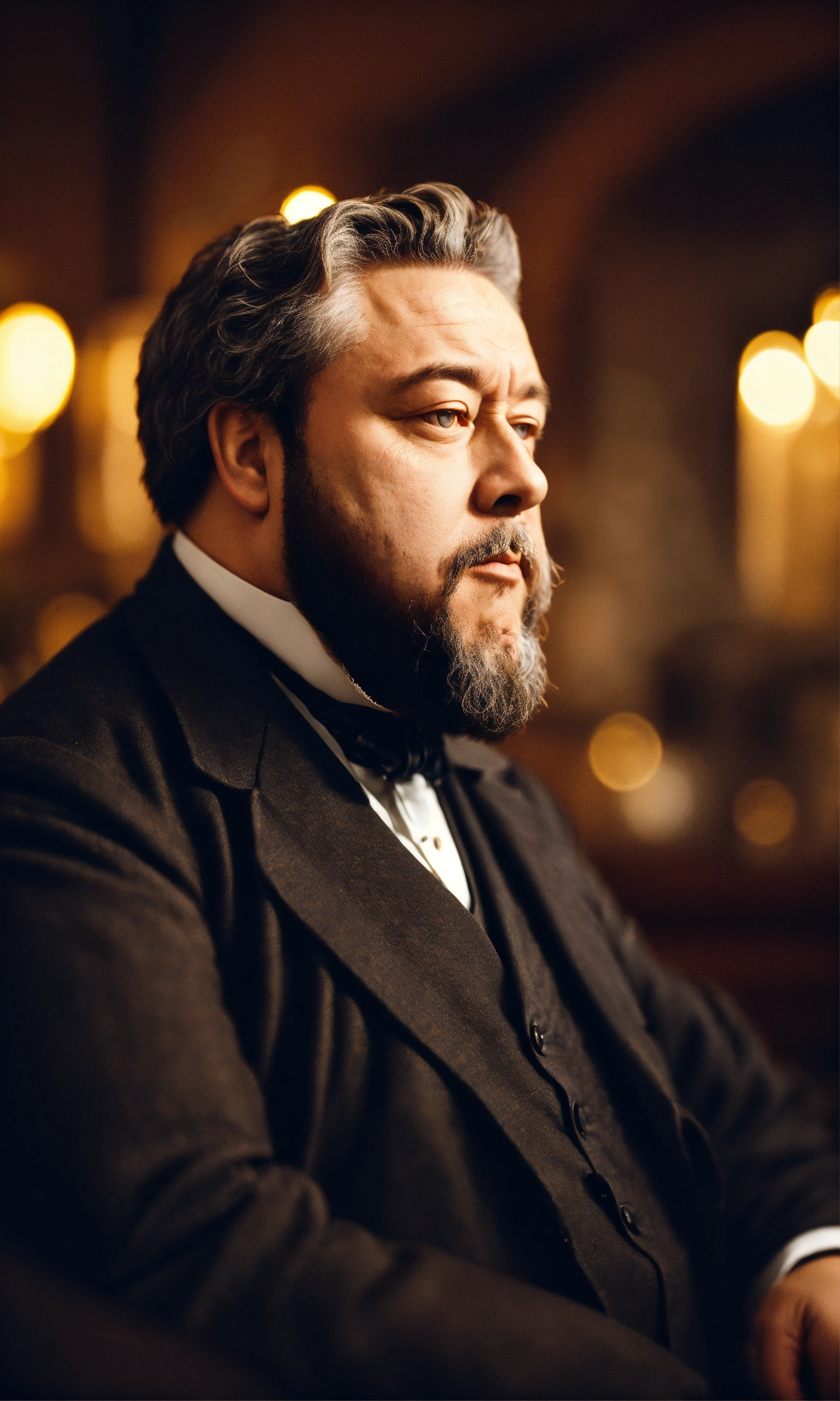 Lexica - Charles Spurgeon, photorealistic, depth of field, bokeh.