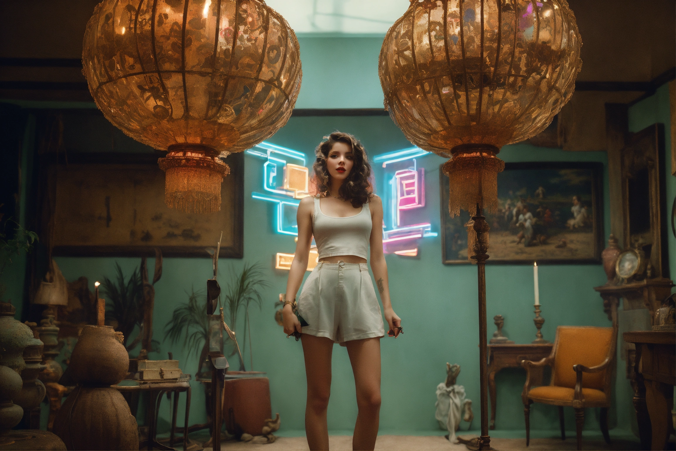 Lexica - A hyper-realistic photograph of "Within a Medieval parlor, a ...