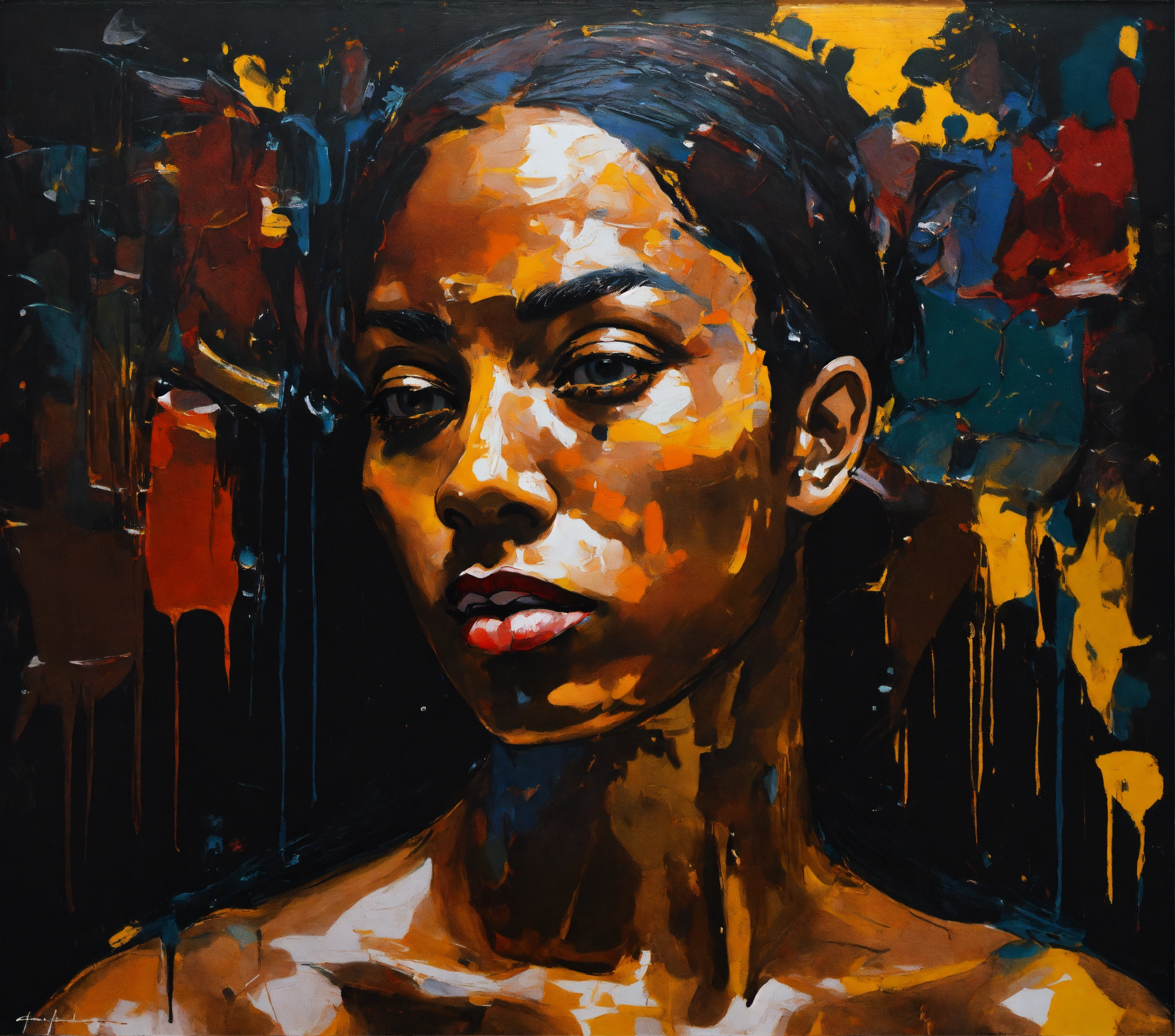 Lexica - Henry Taylor (artist) abstract expressionism, detailed ...