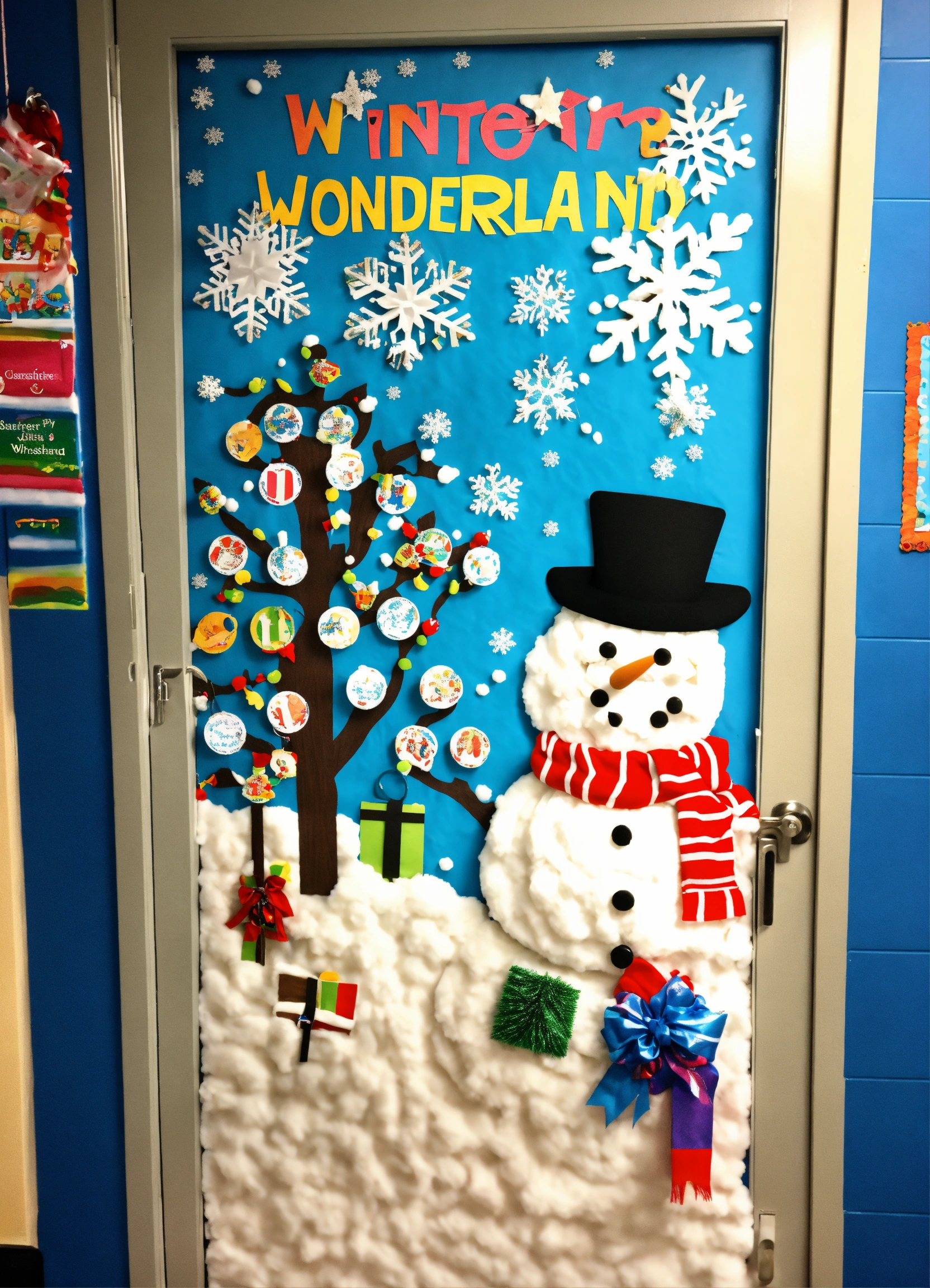 Lexica - Winter wonderland classroom door