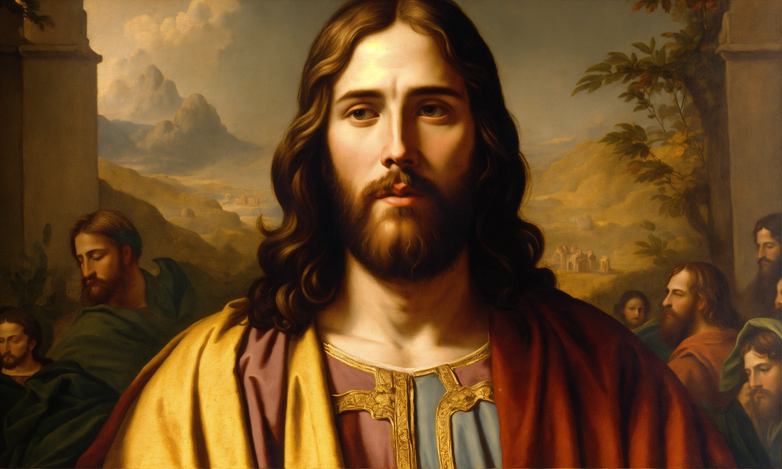 Lexica - Renaissance oil painting of jesus christ