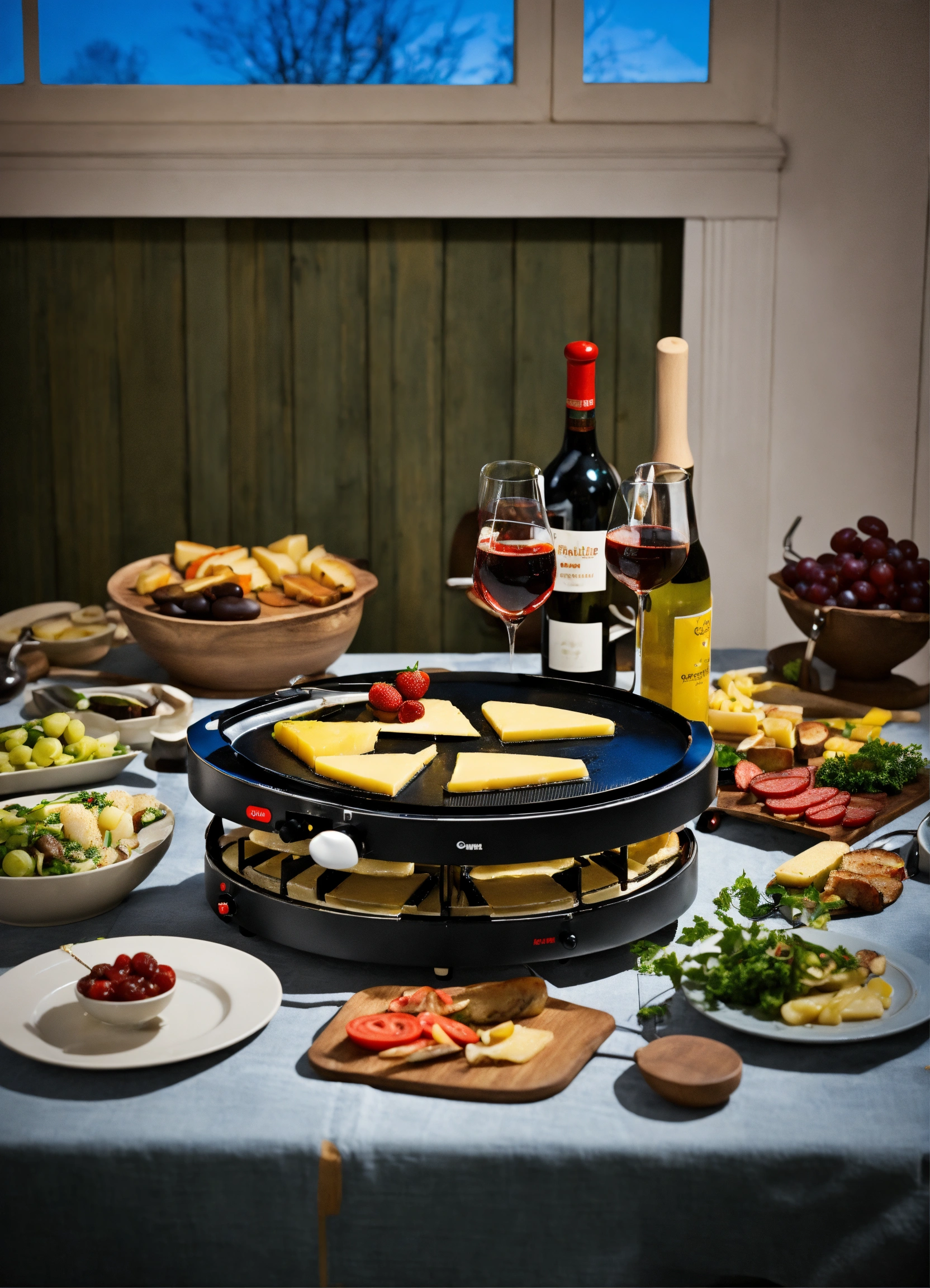 Lexica - Ken a raclette device with friends, French table