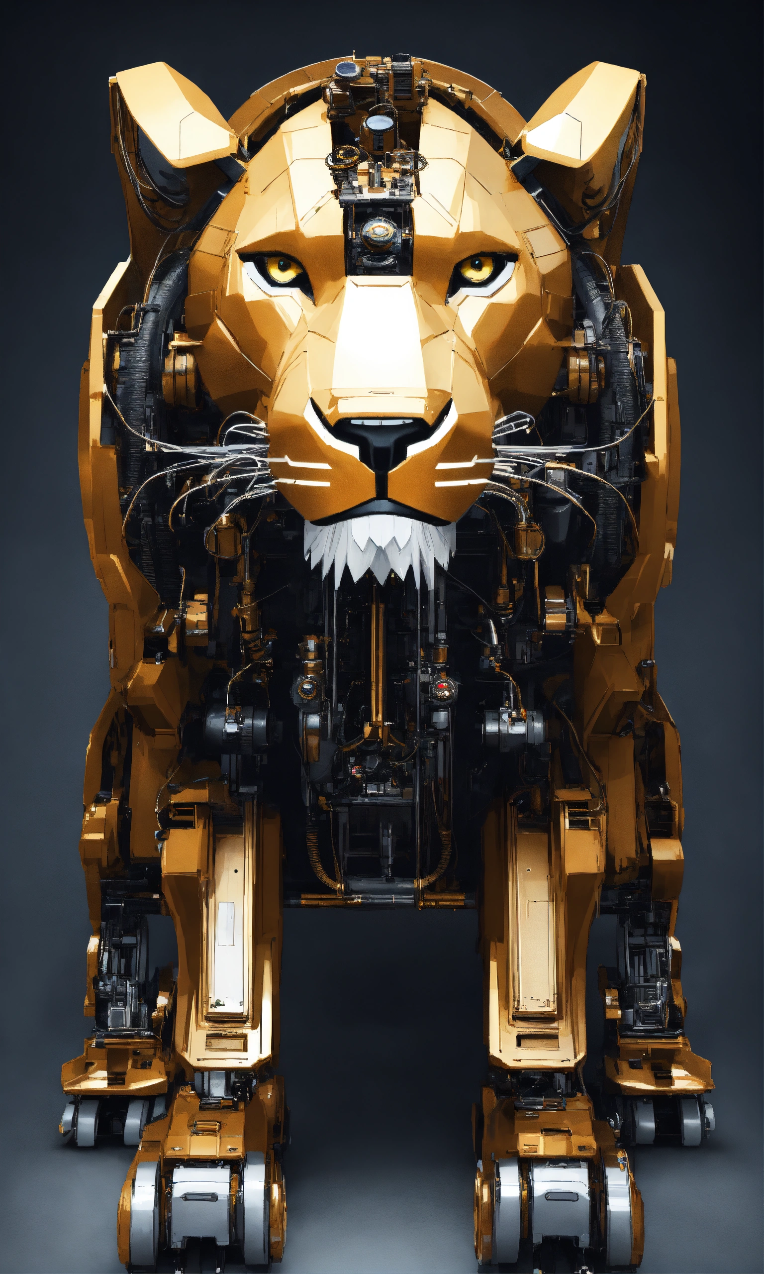 Lexica - Very high detailed, ultra realistic, 2d illustration, lion ...