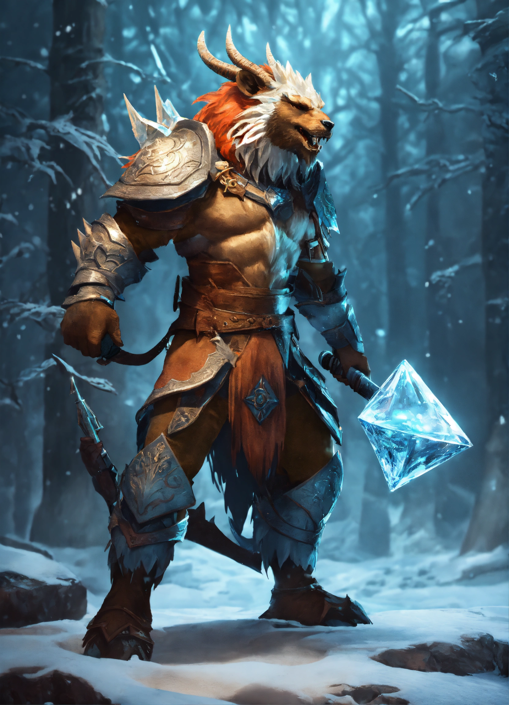 Lexica - Dungeons and dragons style, ice mythical creature, 8k, Unity