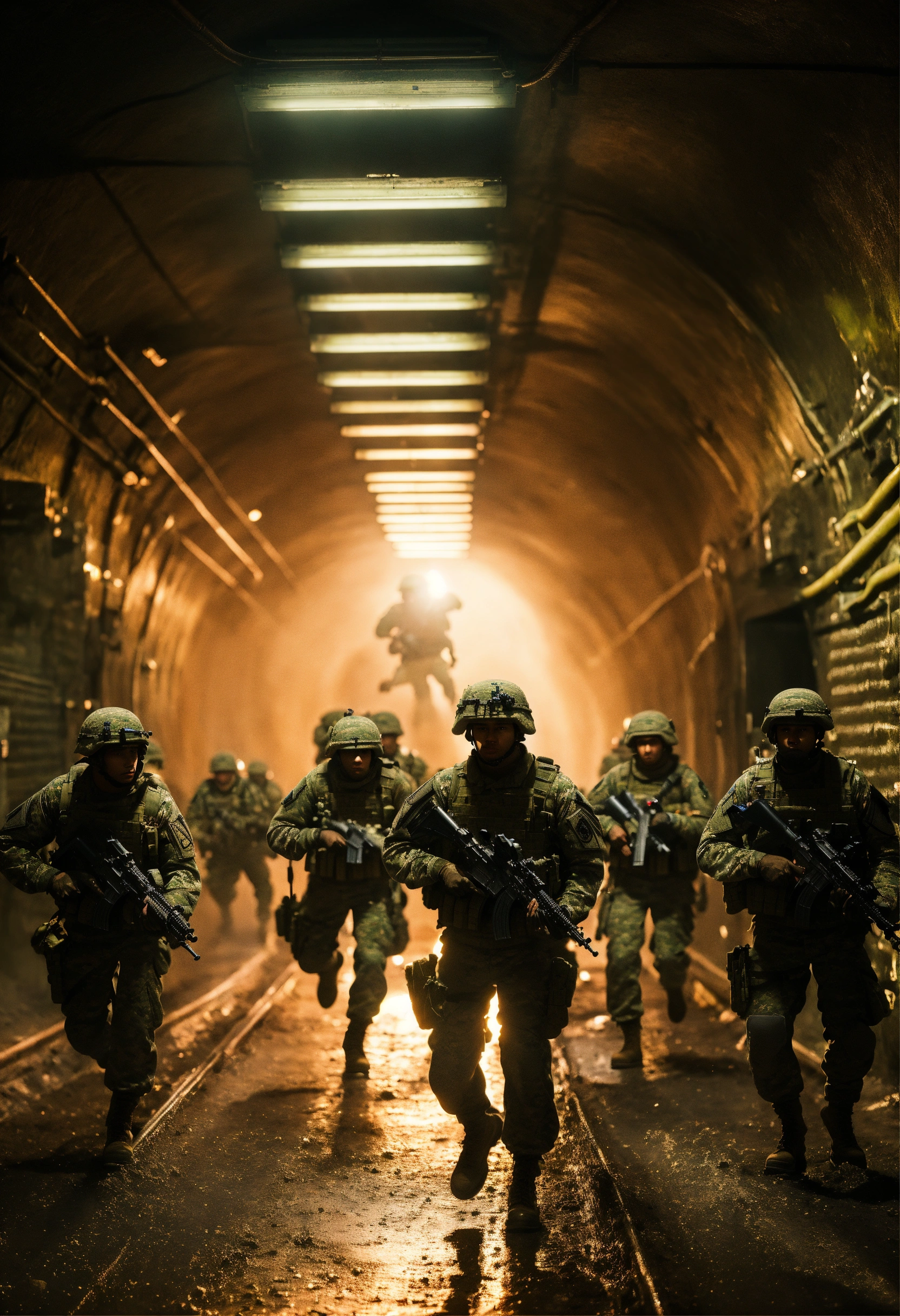 Lexica - A team of 5 soldiers battle short hairy human-mole-like ...