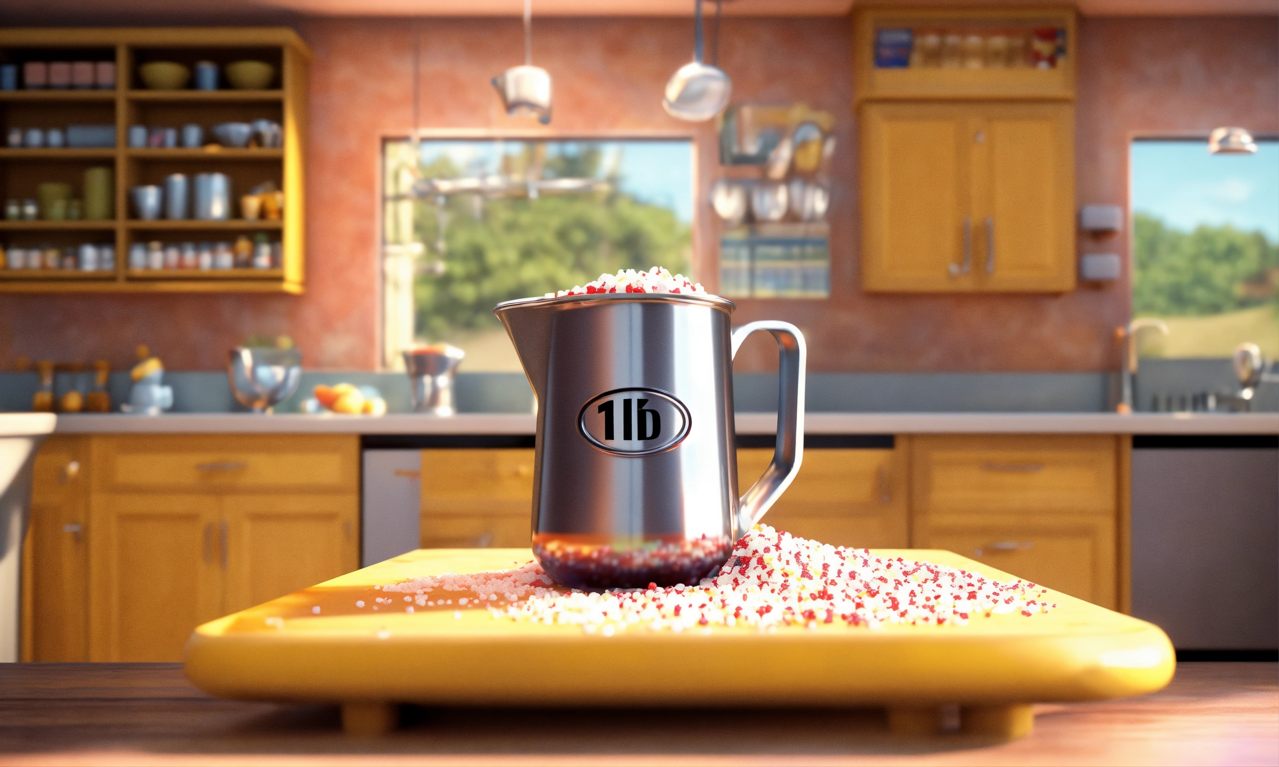 Lexica - Image of a measuring cup filled with sugar, showing the '1 cup ...