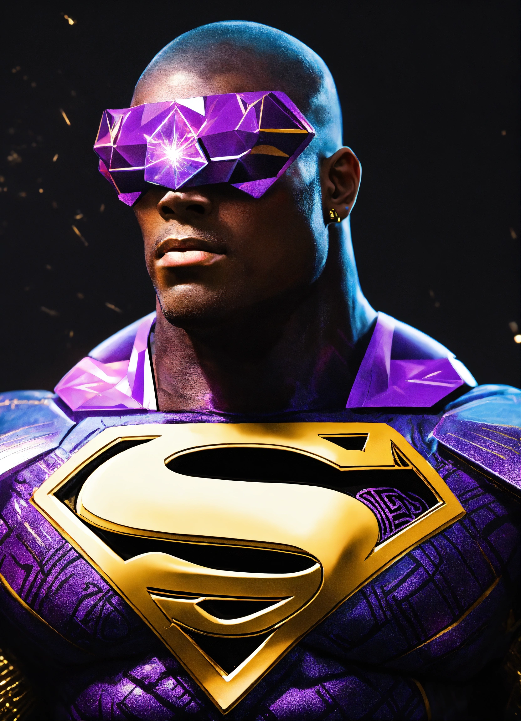 Lexica - Ultra-detailed purple black & gold hieroglyphics-designed ...