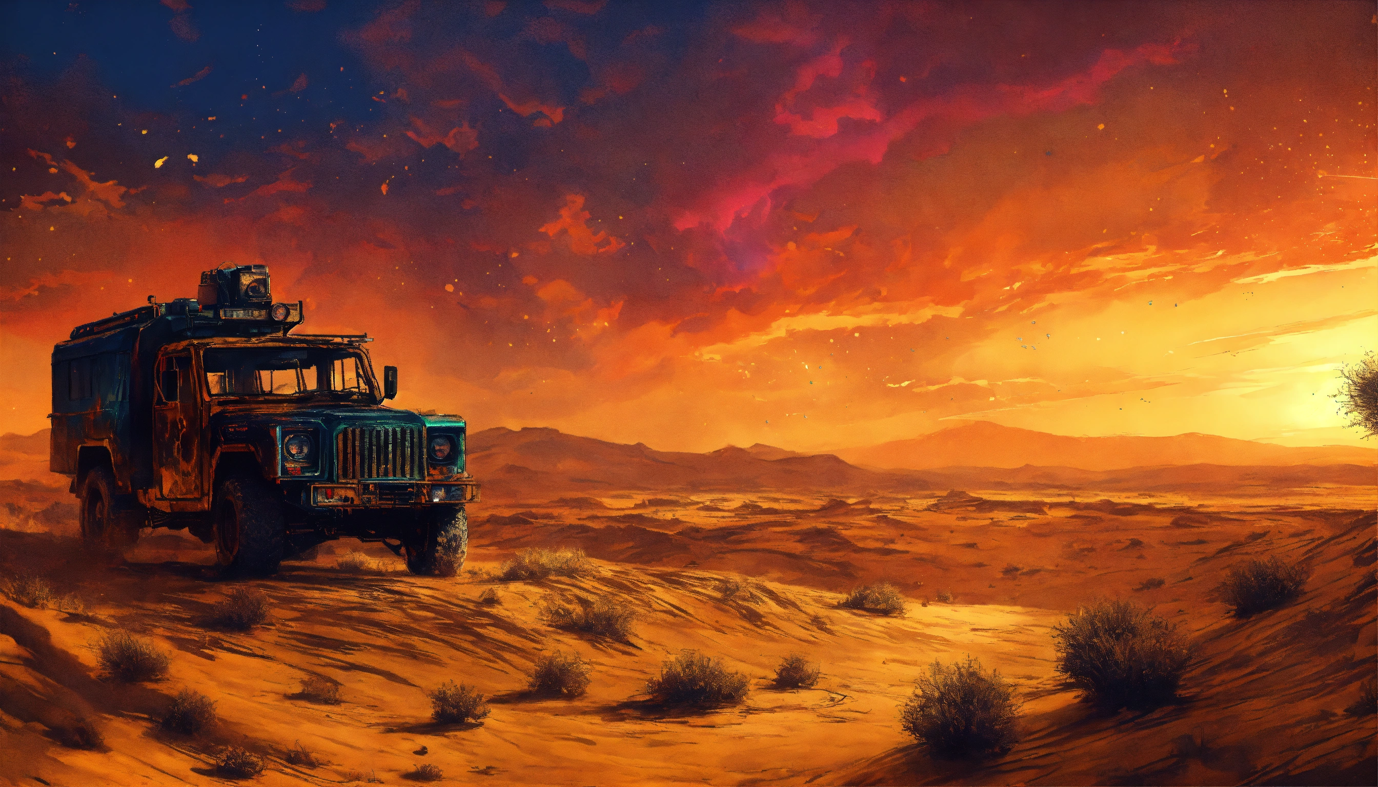 Lexica - Desert post apocalyptic wasteland. Tee-Shirt Design, Line Art ...