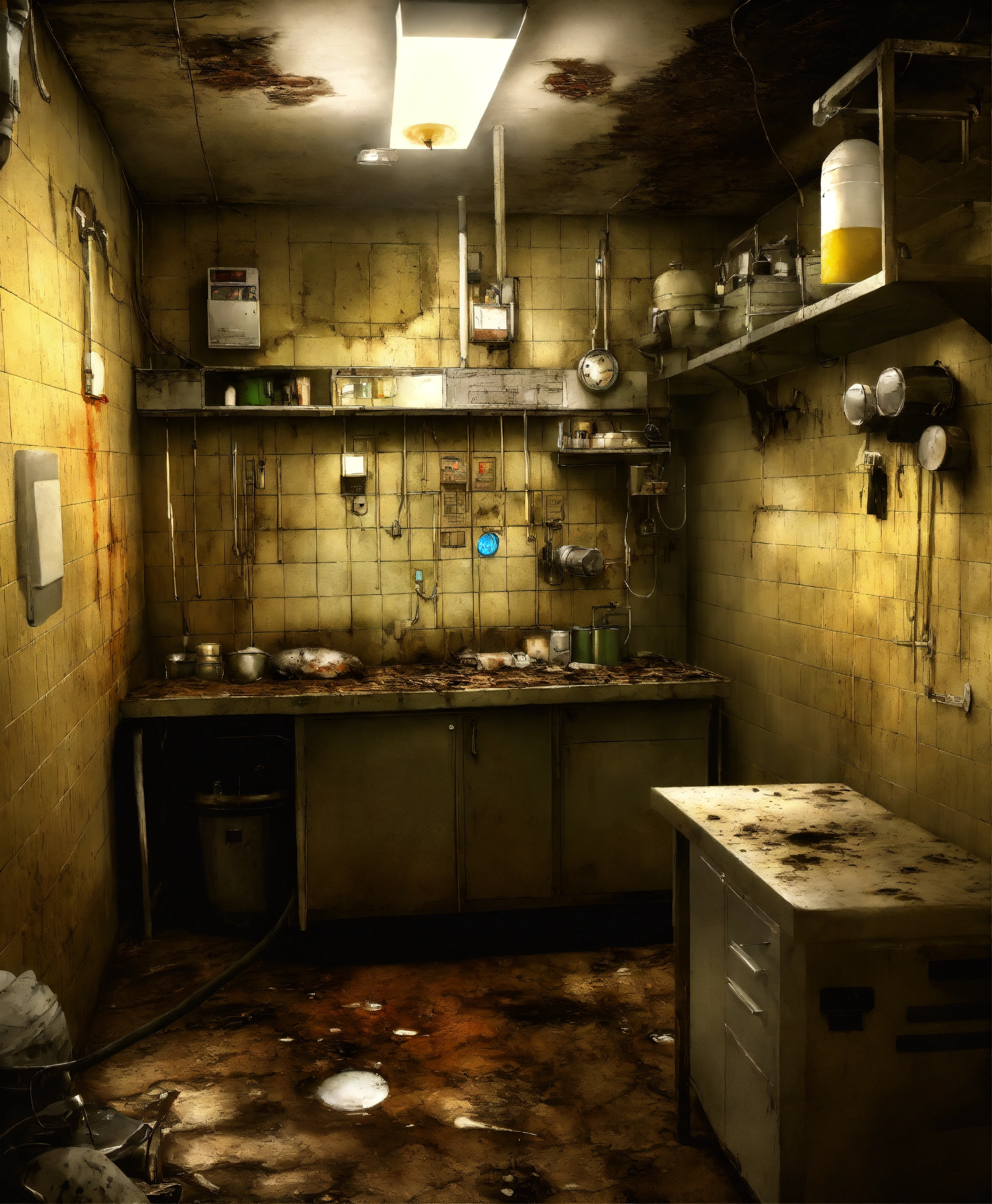 Lexica - , Photo realistic,, eery,, dark, moldy, criminal nurse ghost ...