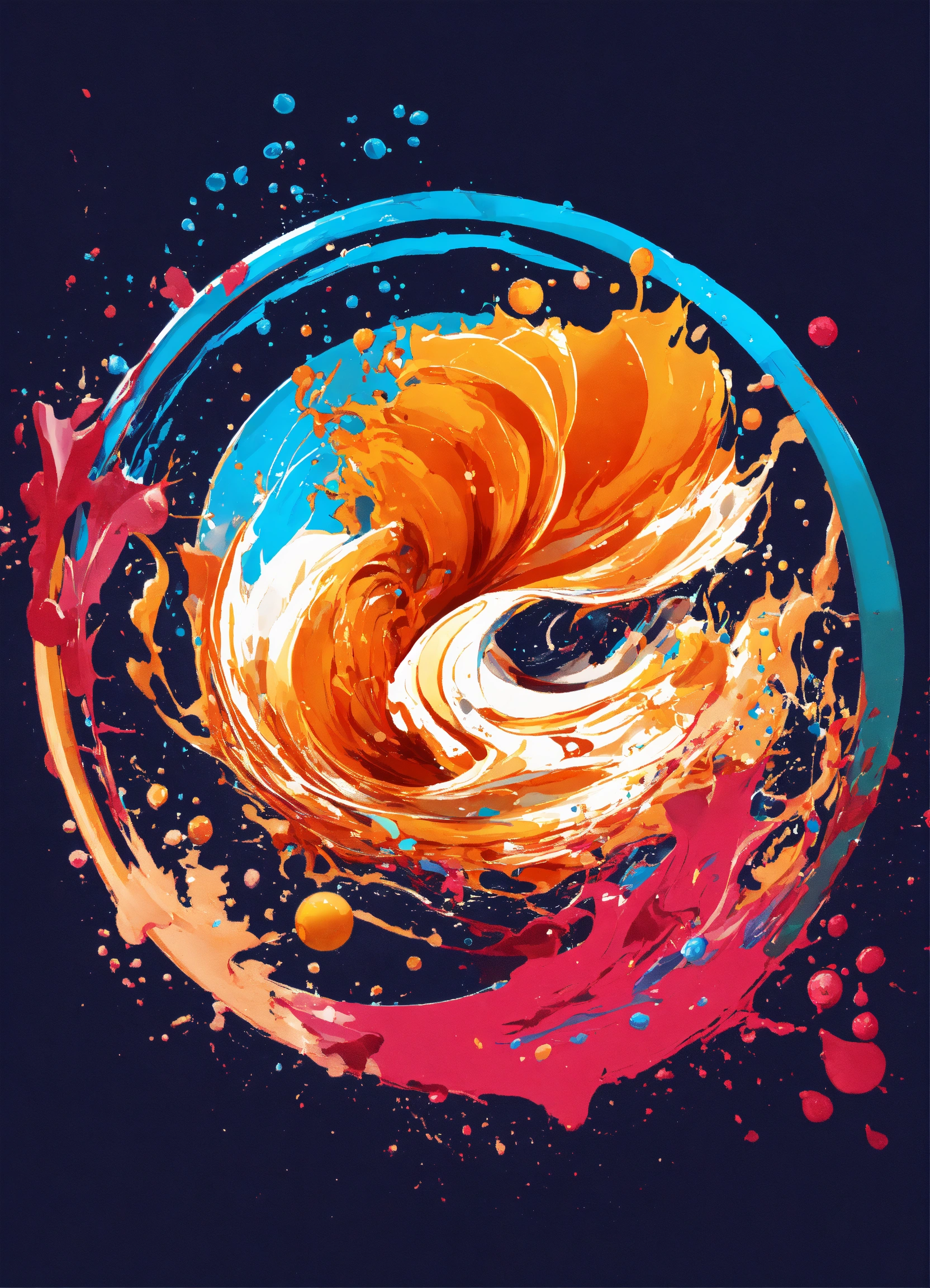 Lexica - Circle.splash,logo,carting