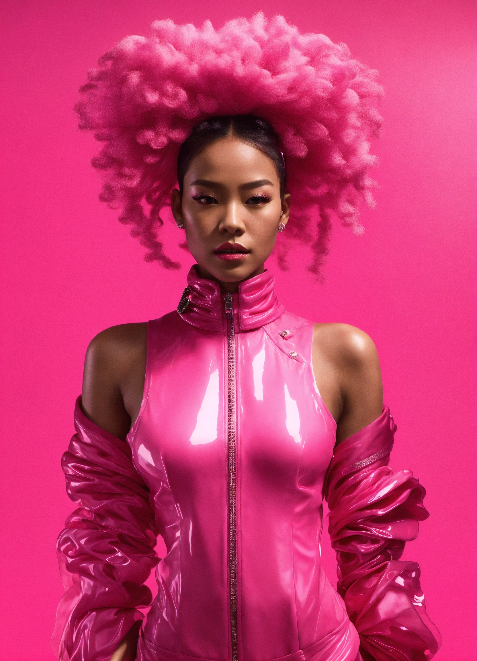 Lexica - Minimalistic and sleek. Hyperrealistic. Black woman apex ...