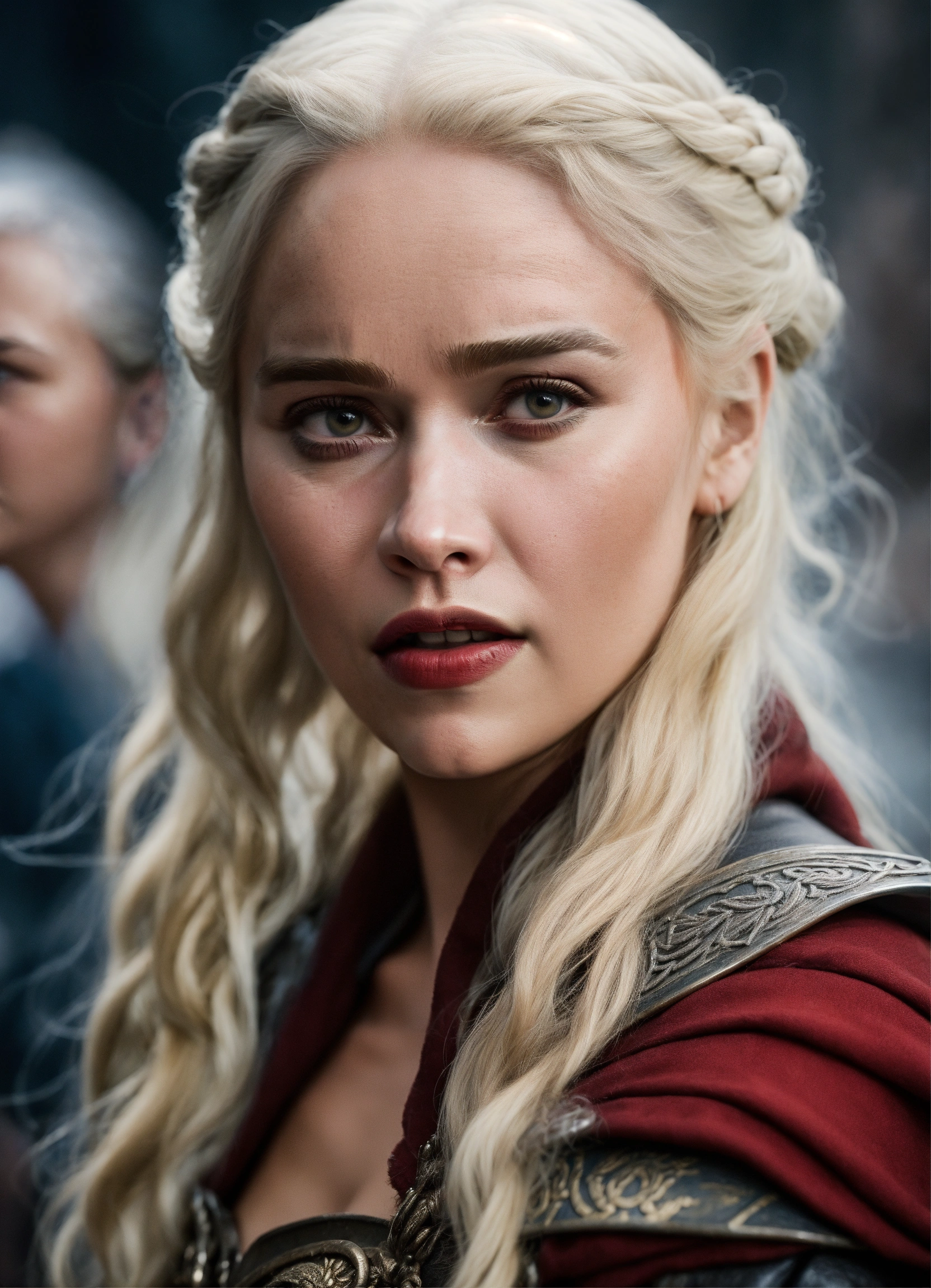 Lexica - Photo quality portrait of emilia clarke Norse Valkyrie with ...