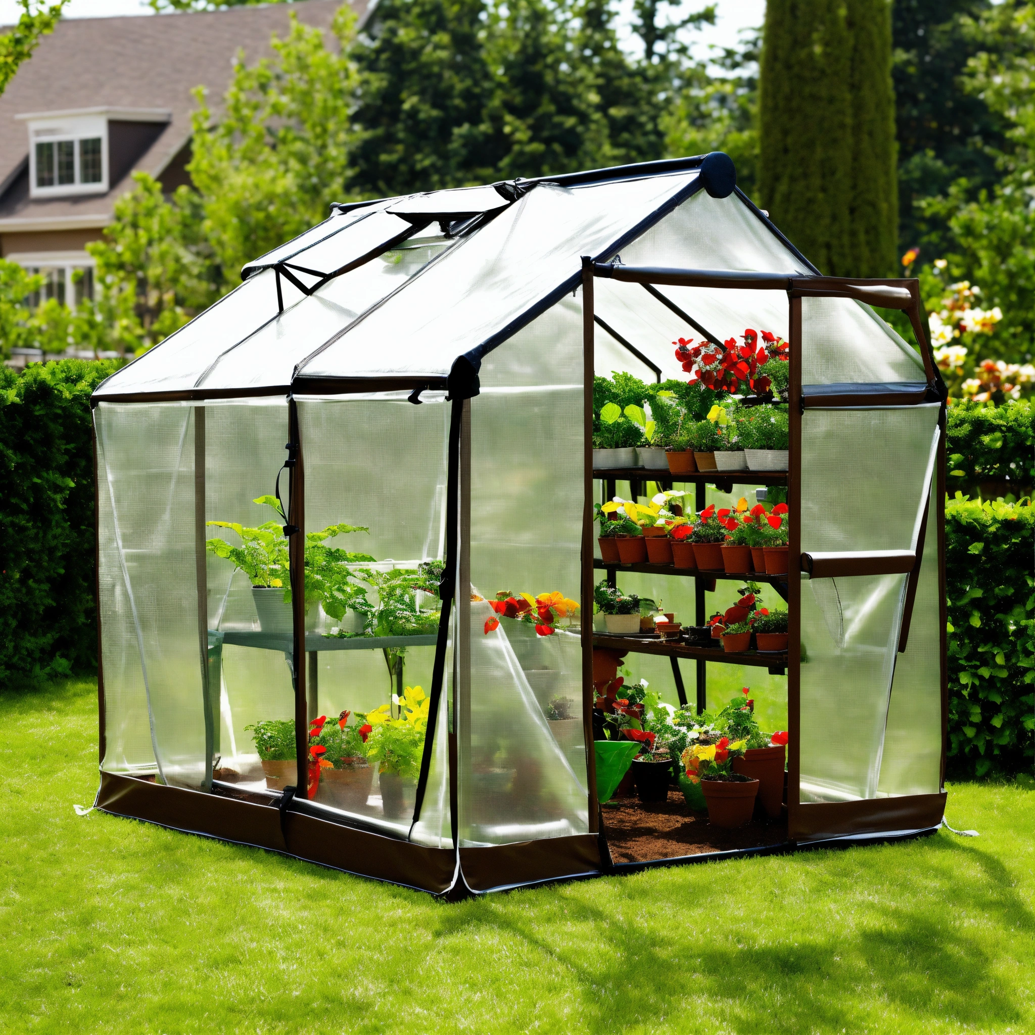Lexica - Small portable greenhouse for your backyard
