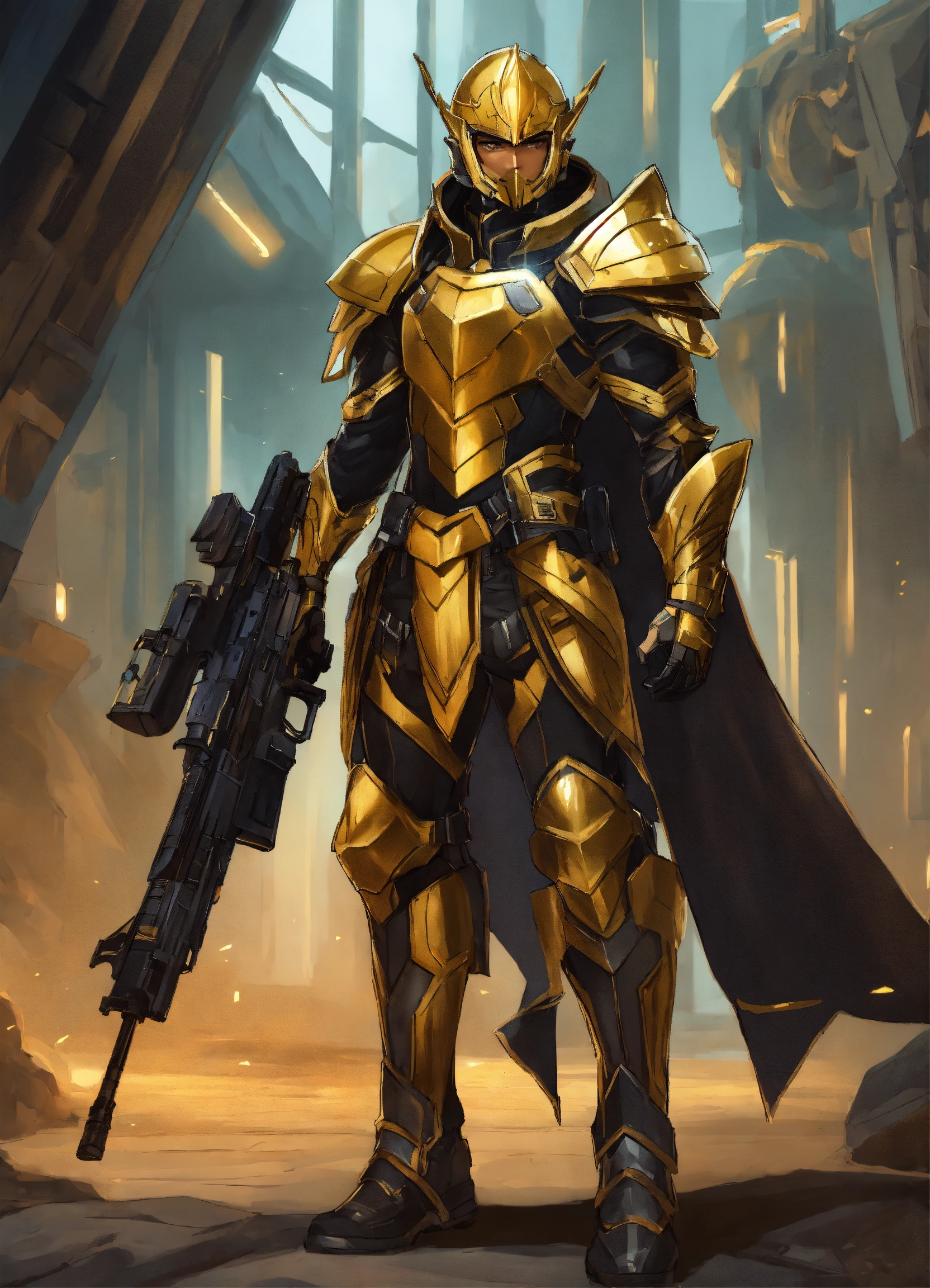 Lexica - Full body cartoon art of a high elf sci fi soldier wearing ...