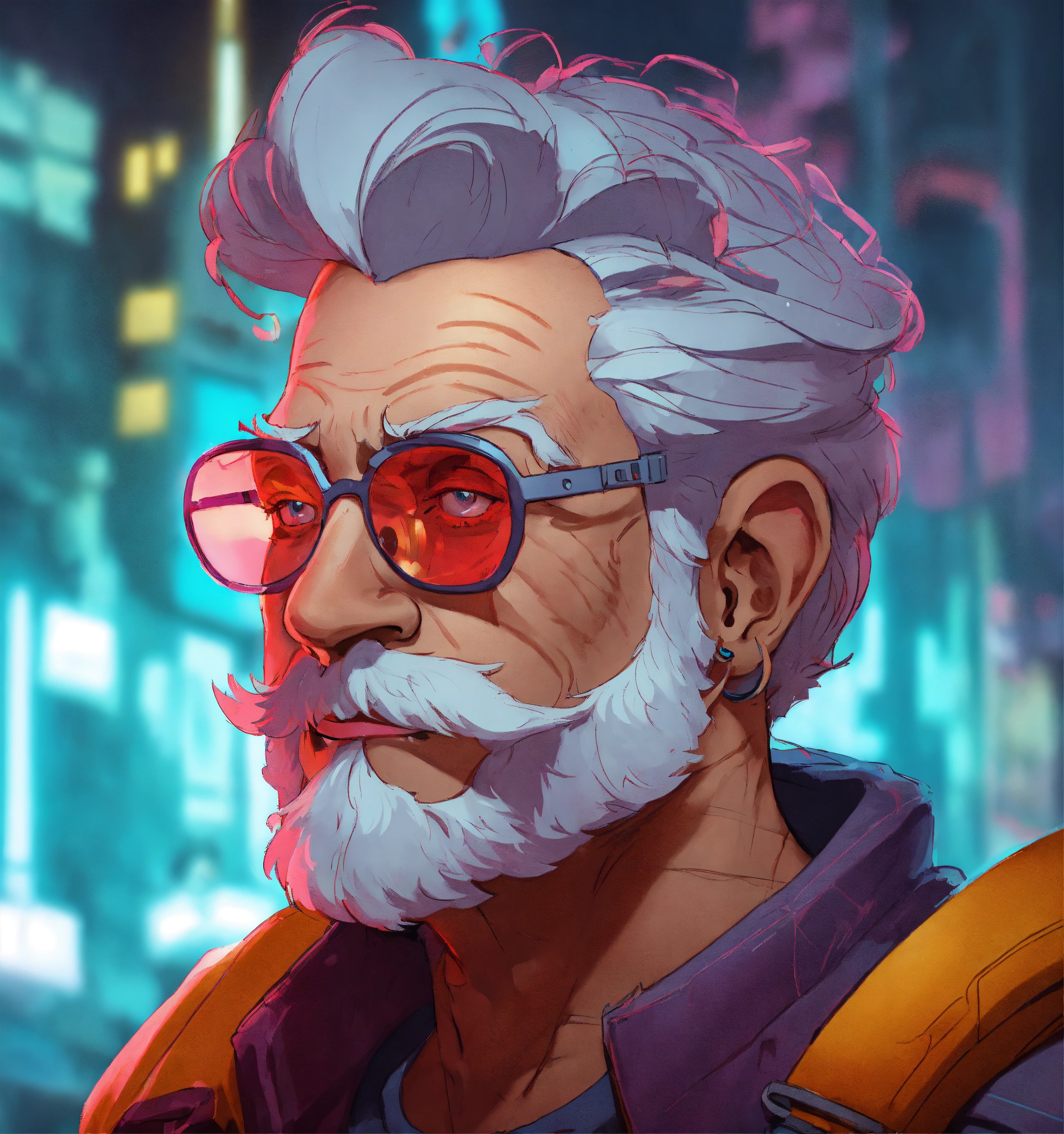 Lexica - A portrait of a cyberpunk Disney Geppetto, digital painting ...