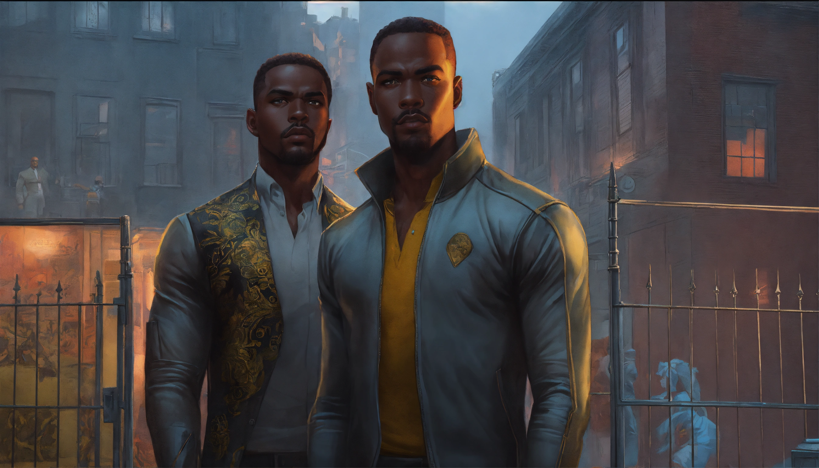 Lexica - Dark nondescript down town building, poor side of town, there ...