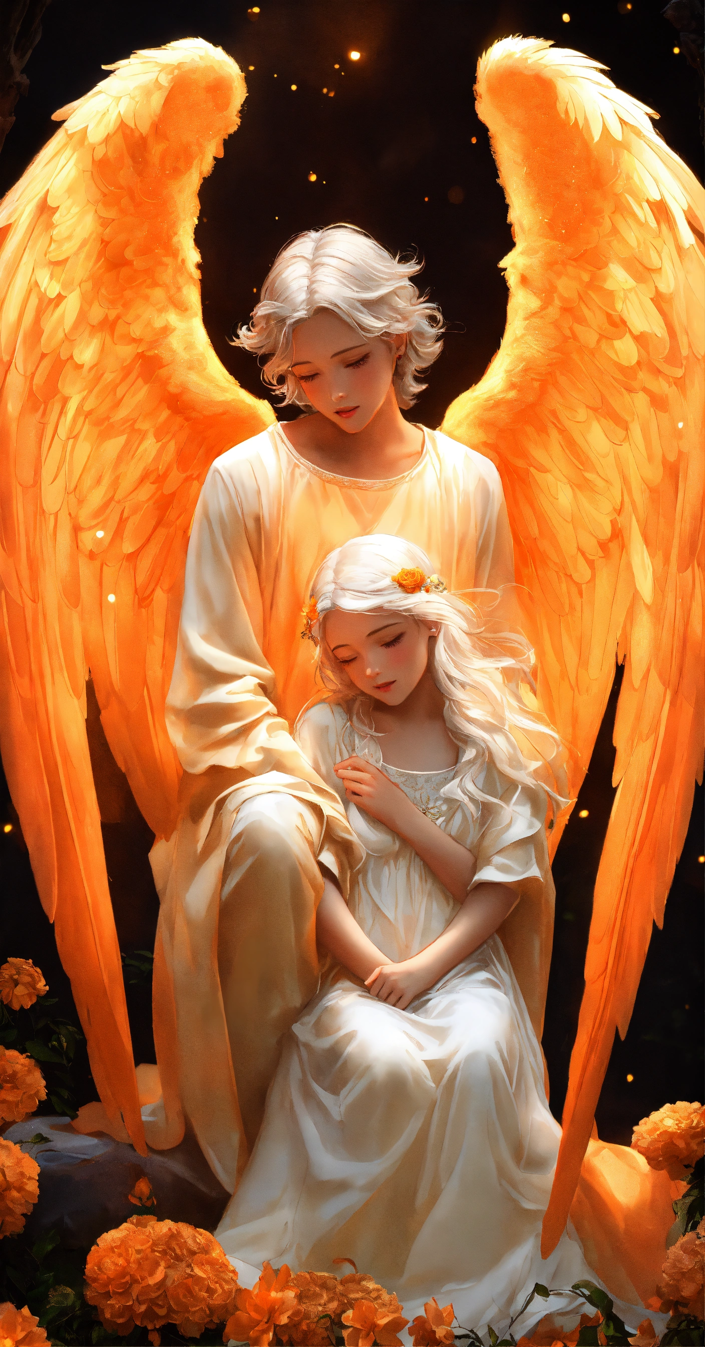 Lexica - 2 Guardian Angels, one is a boy and the other angel is a 7 ...