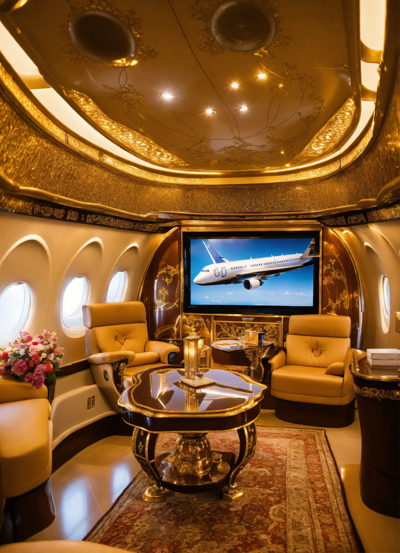 Lexica - Arabic coffe baroque Saudi nouveau riche style airplane ...