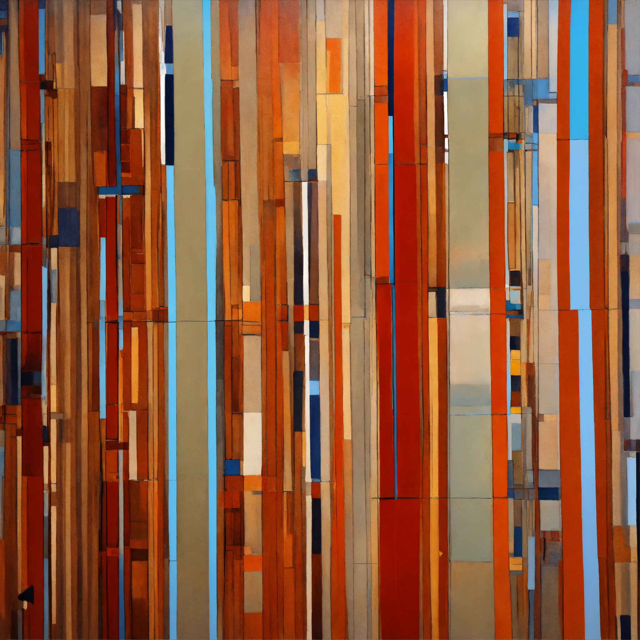 Lexica - Generative abstract tubes, oil painting, transparent, in style ...