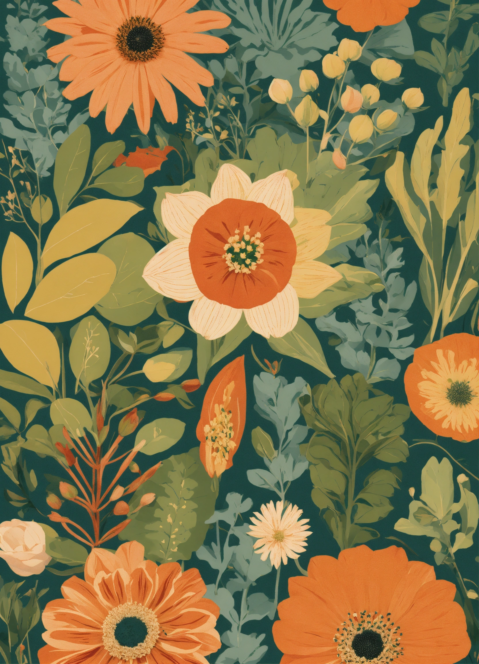 Lexica - Folk botanical graphic design