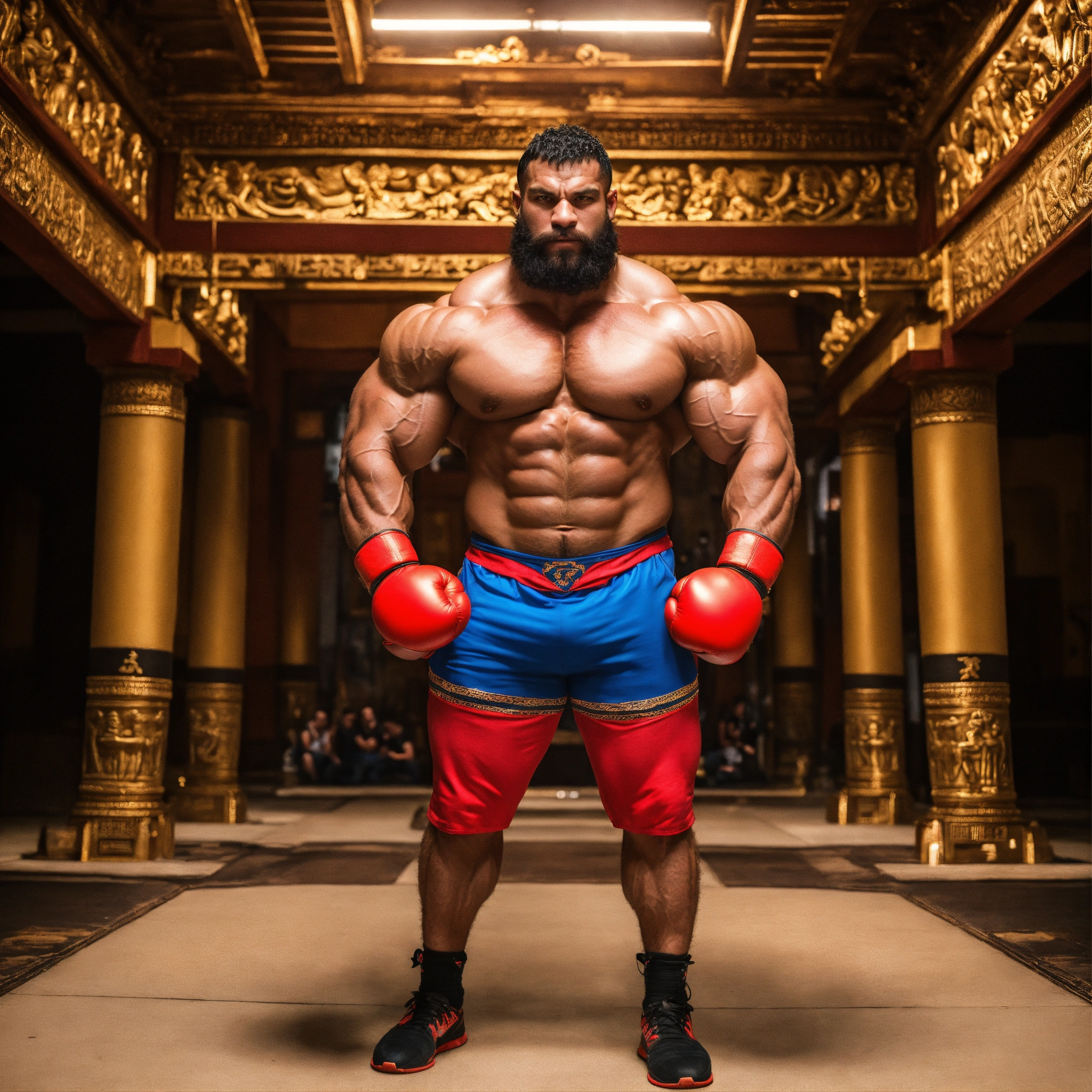 Lexica - 30-year-old hairy man with big muscles, Balrog from Street ...