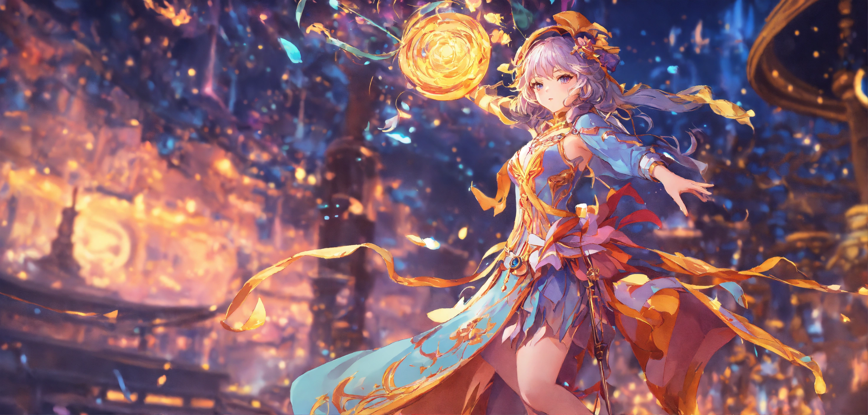 Lexica - Abstract style anime art of magic girl 8k, stunning intricate ...