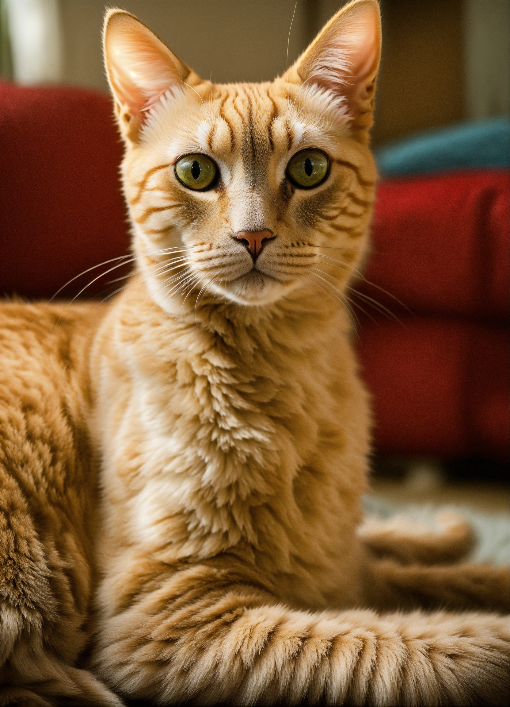 Lexica - Deformed cat with a really long neck