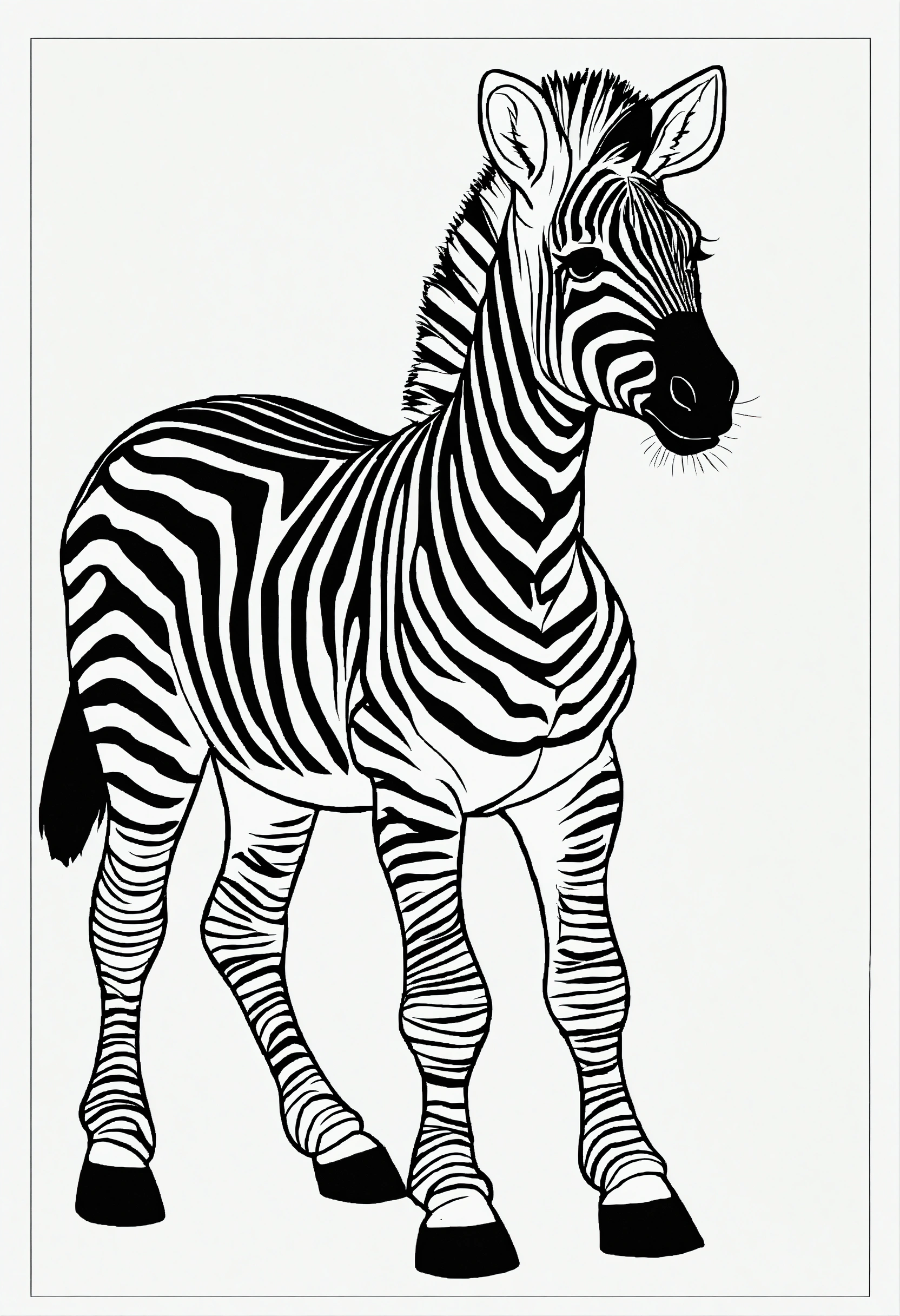 Lexica - Coloring book for preschoolers, simple lines drawings, no ...