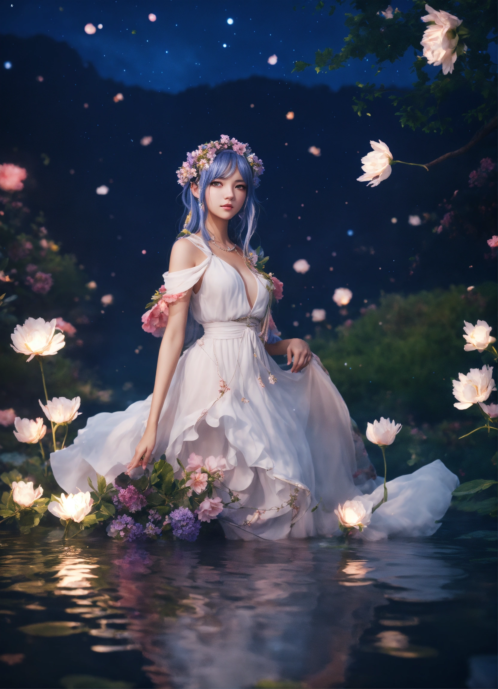 Lexica - - [ ] Half body portrait photo of beautiful girl cosplay ...