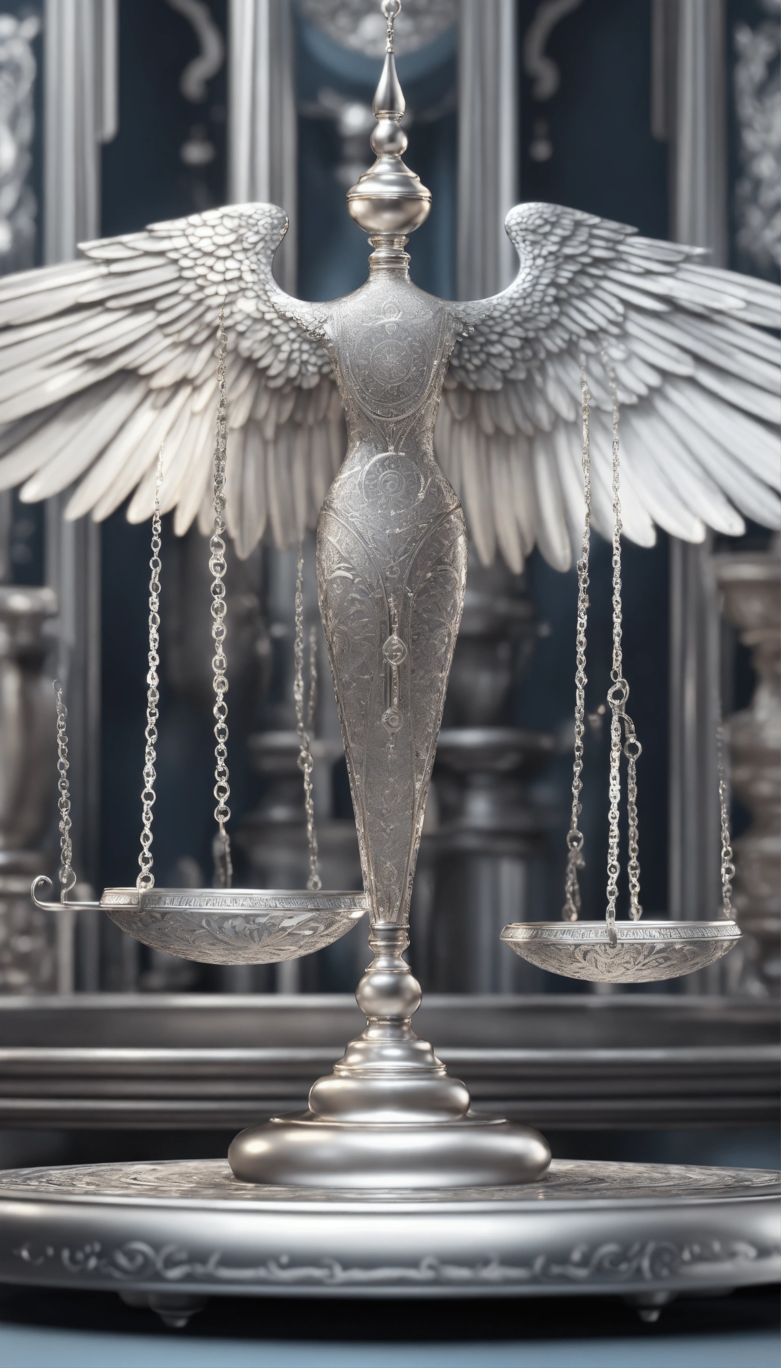 Lexica - Beautiful and perfect silver balance scale, detailed, digital ...