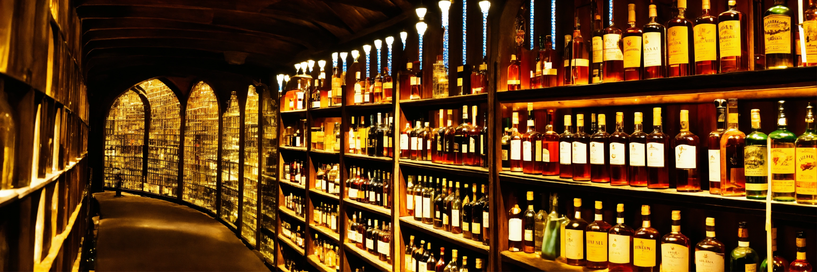 Lexica - Rum cellar bottles