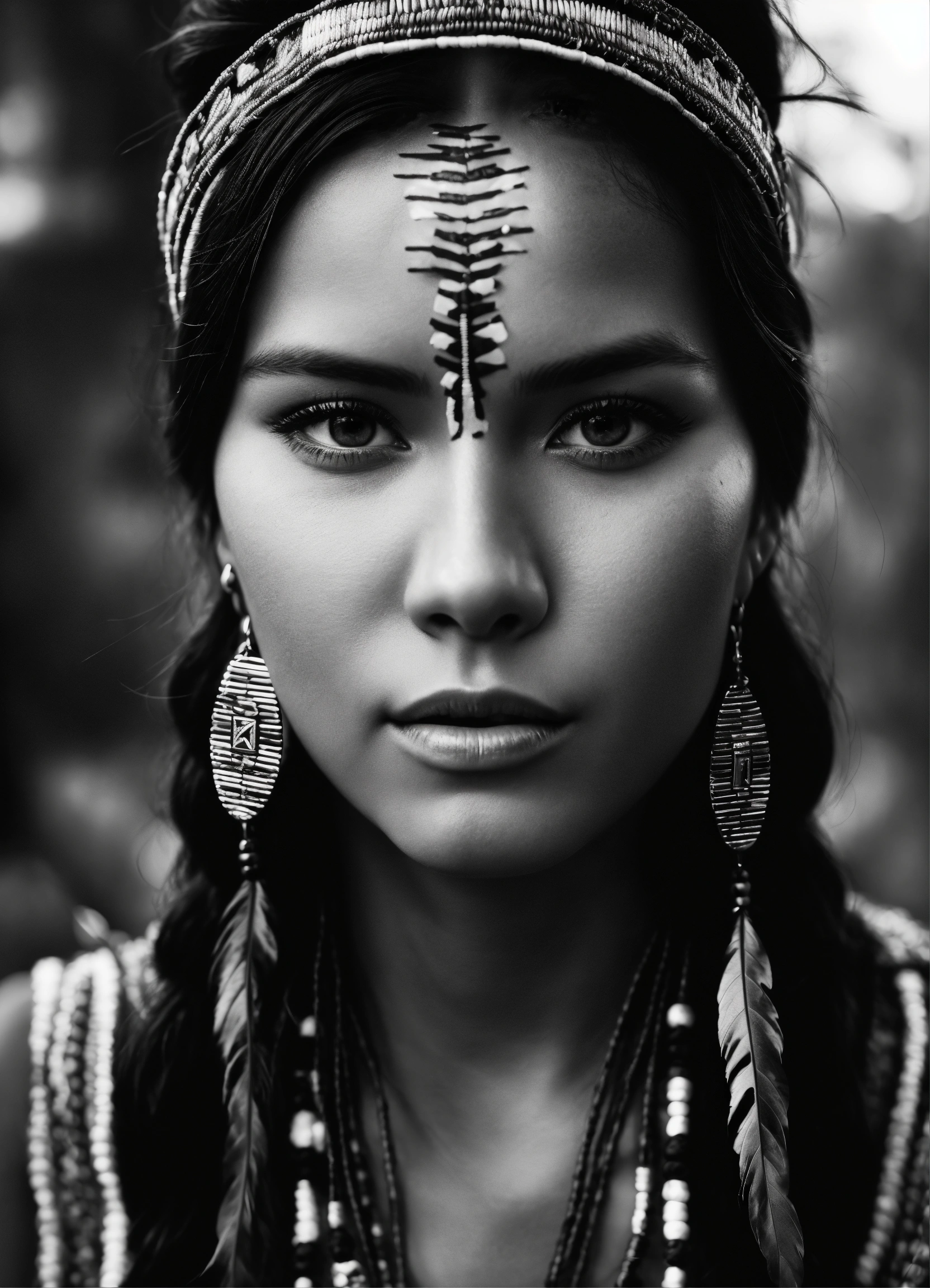 Lexica - Photorealistic, very beautiful young american native woman ...